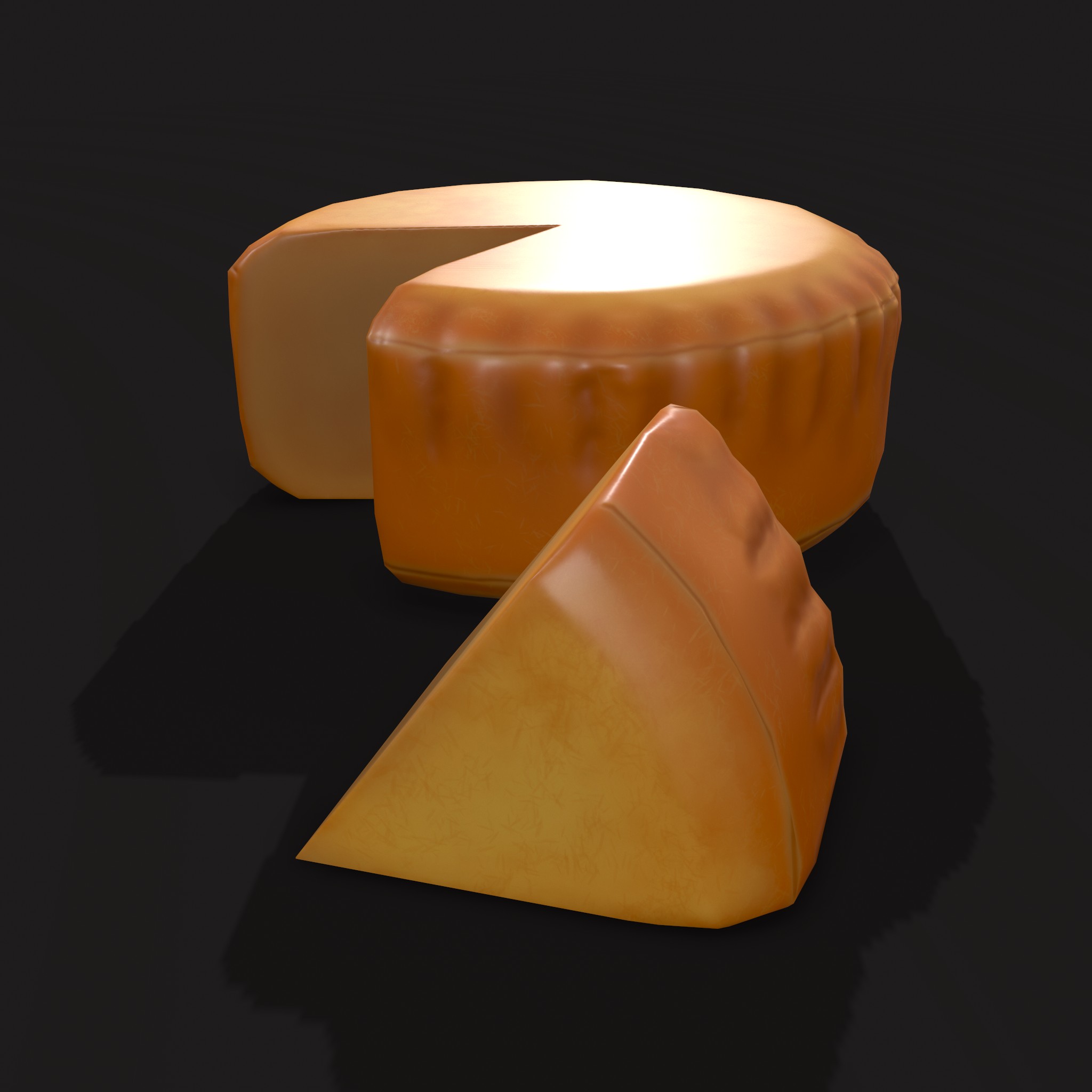 Cheddar Cheese - 3D Model by Get Dead Entertainment