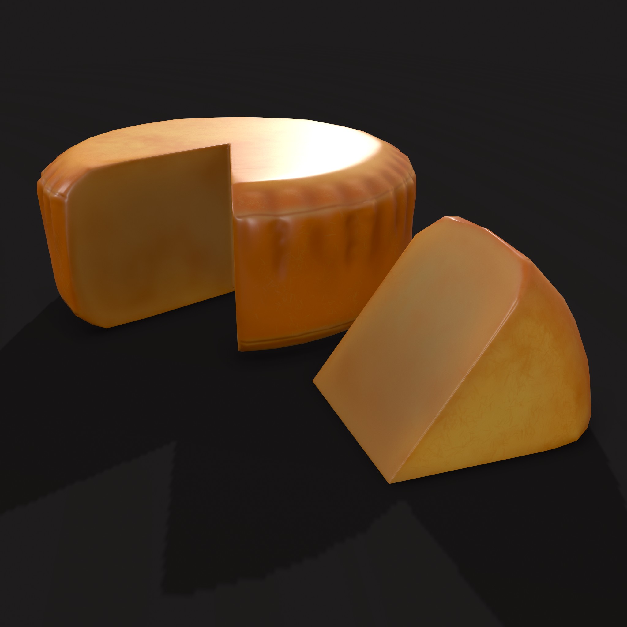 Cheddar Cheese - 3D Model by Get Dead Entertainment