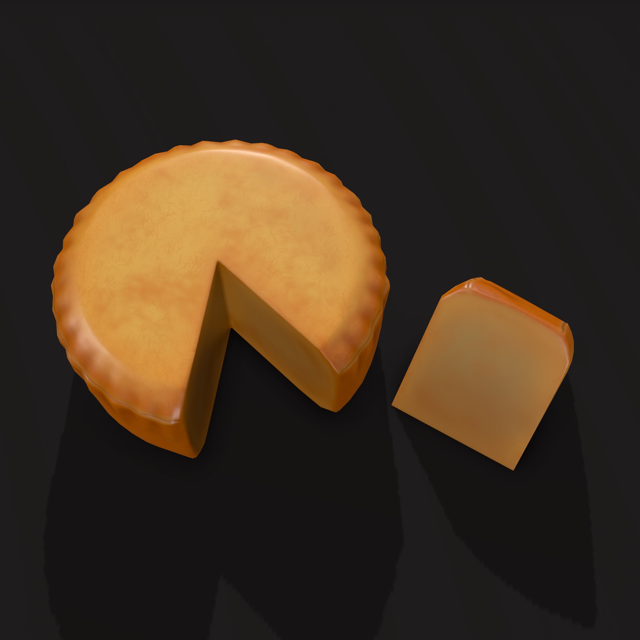Cheddar Cheese - 3D Model by Get Dead Entertainment