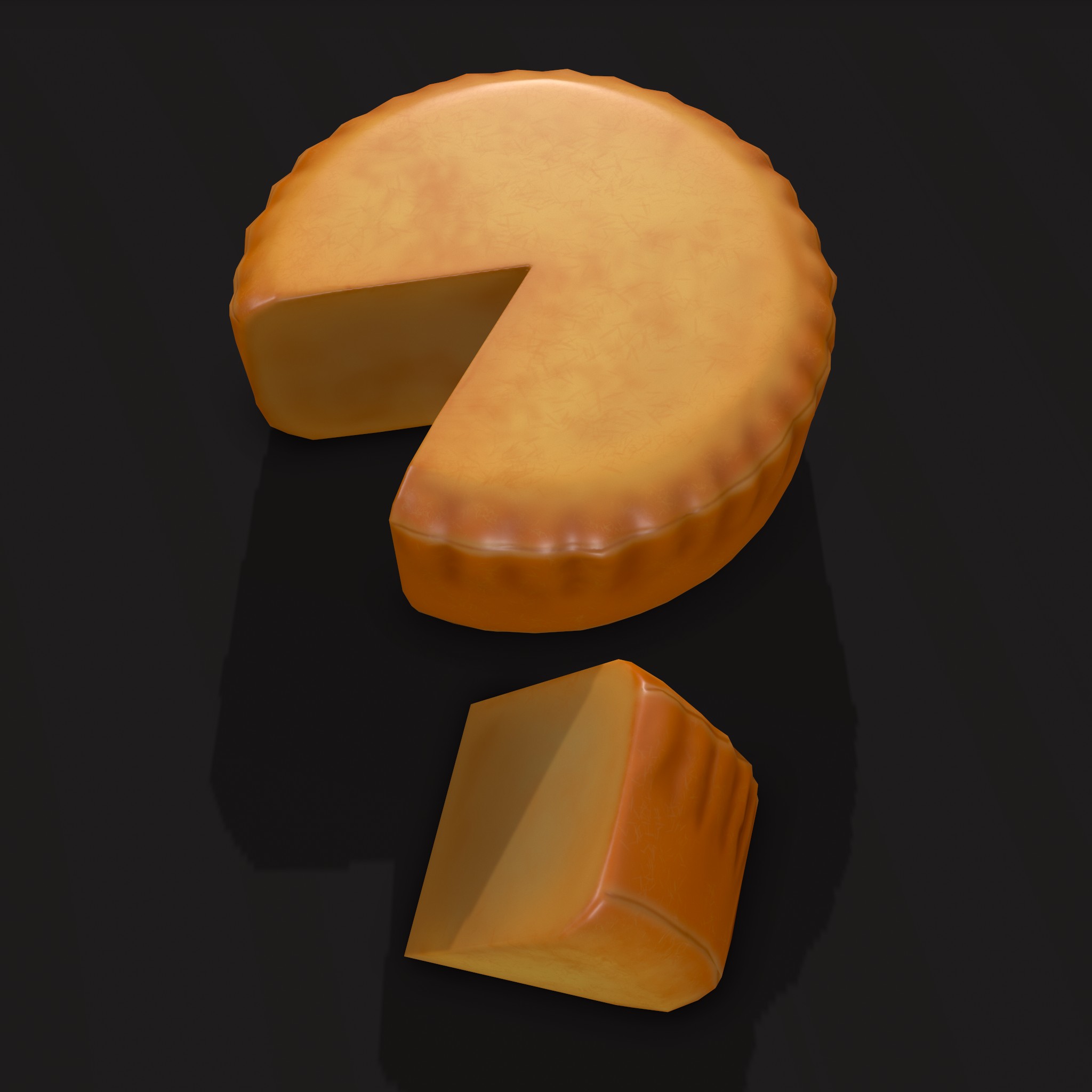 Cheddar Cheese - 3D Model by Get Dead Entertainment