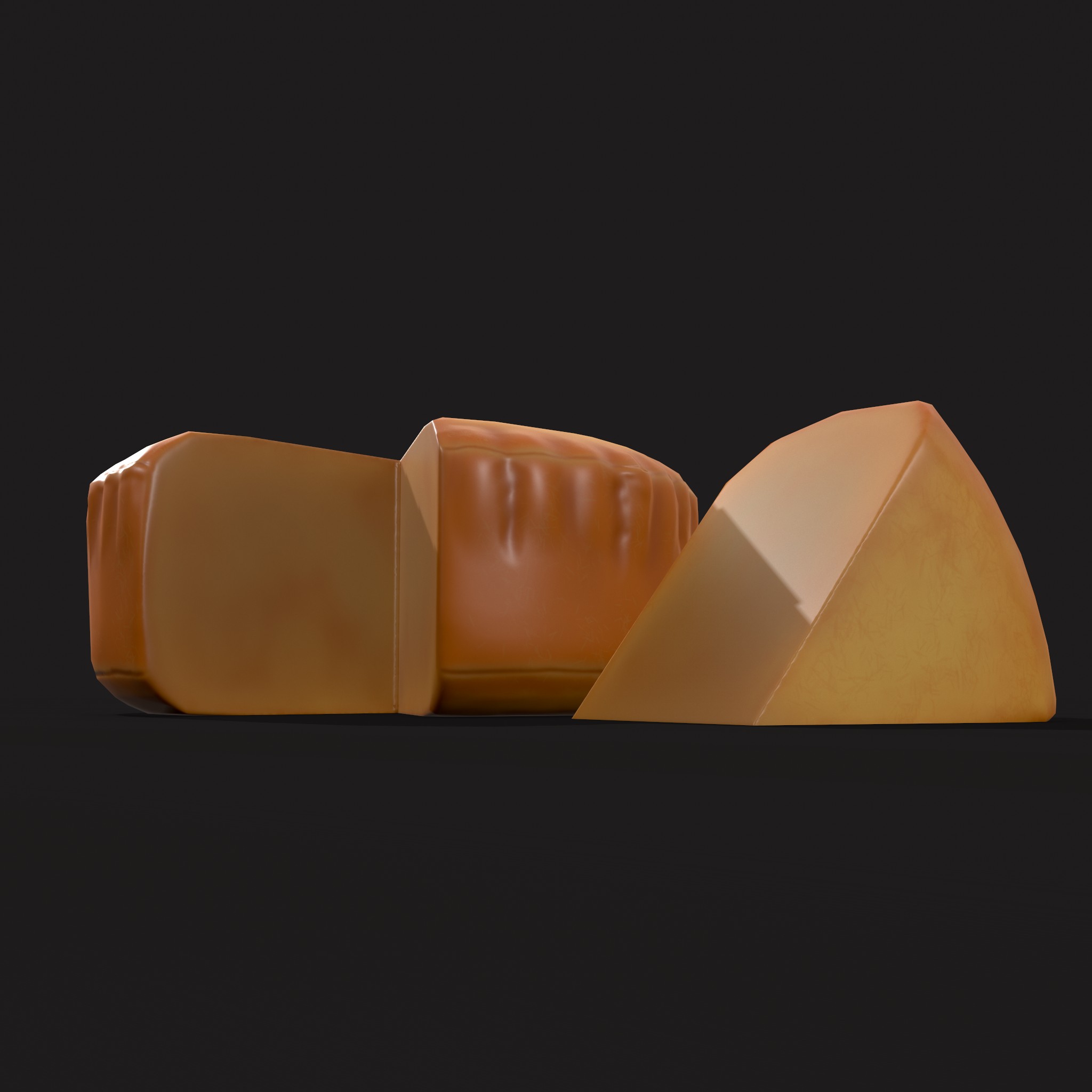 Cheddar Cheese - 3D Model by Get Dead Entertainment