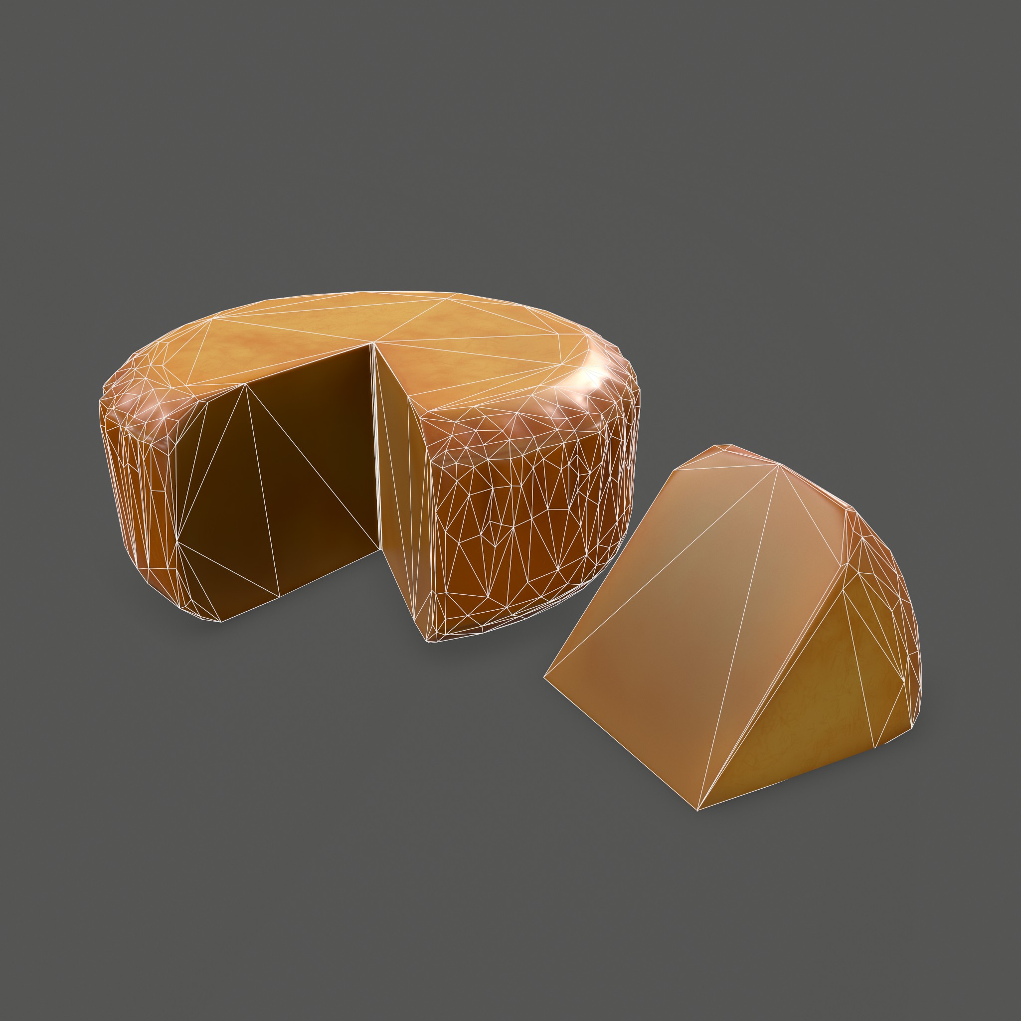 Cheddar Cheese - 3D Model by Get Dead Entertainment