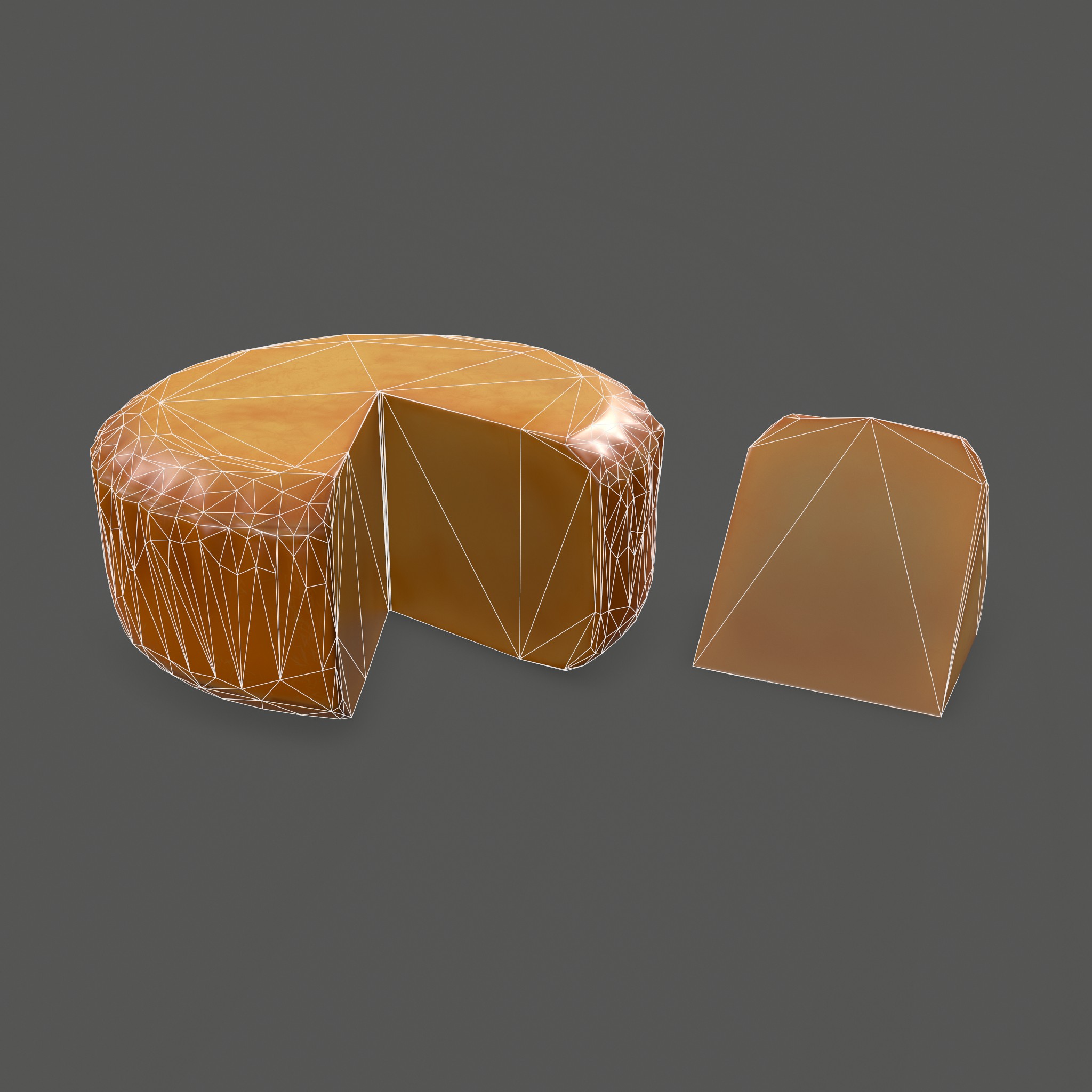 Cheddar Cheese - 3D Model by Get Dead Entertainment