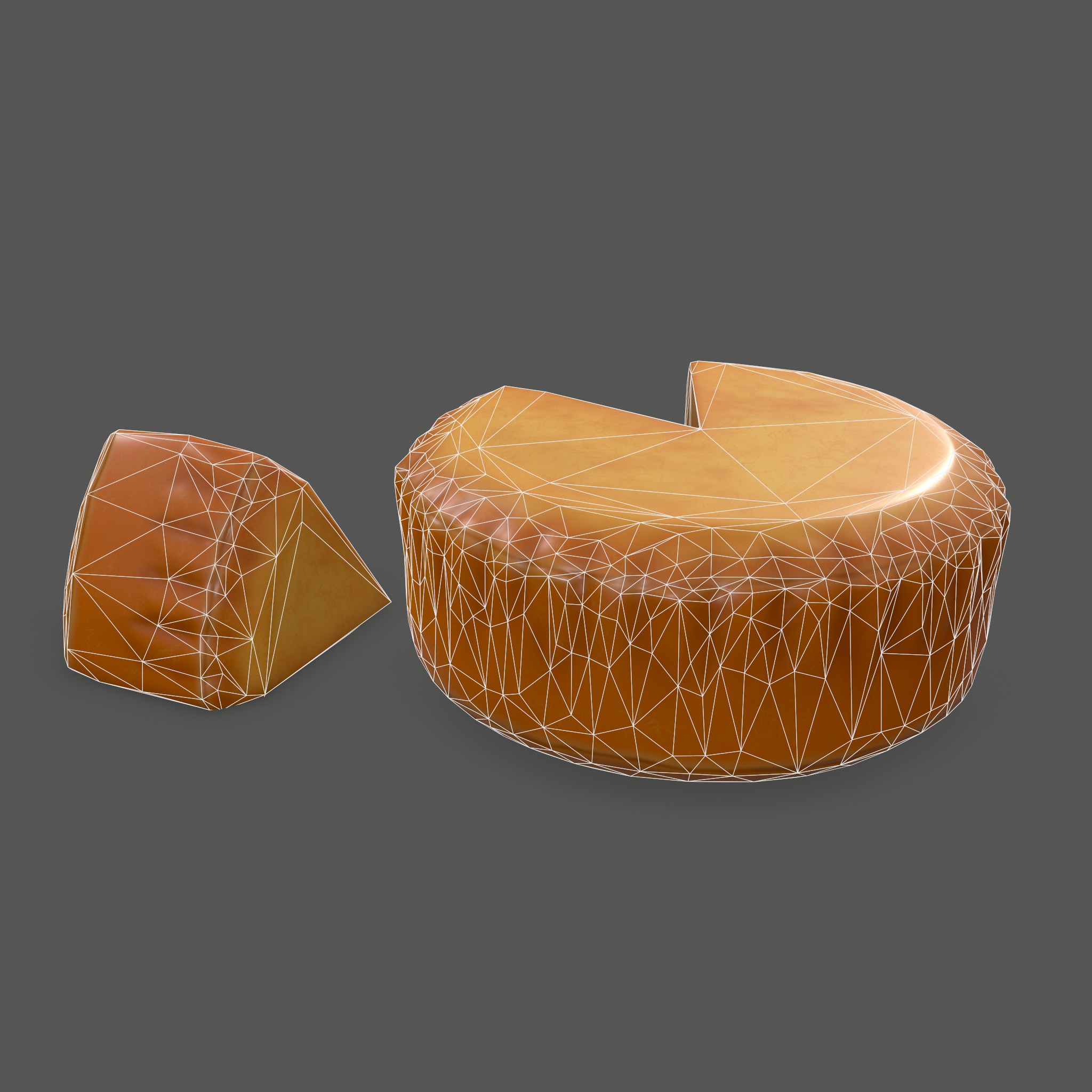 Cheddar Cheese - 3D Model by Get Dead Entertainment