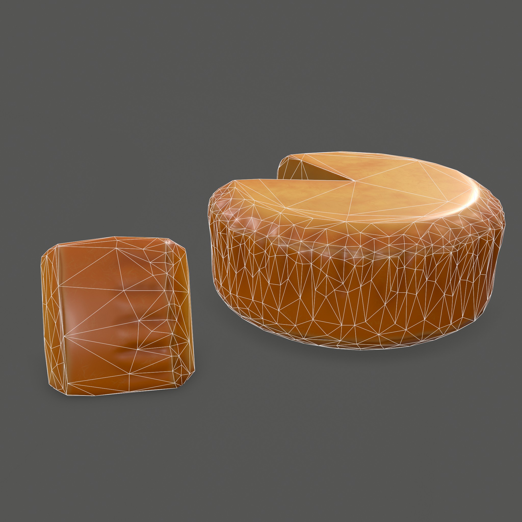 Cheddar Cheese - 3D Model by Get Dead Entertainment