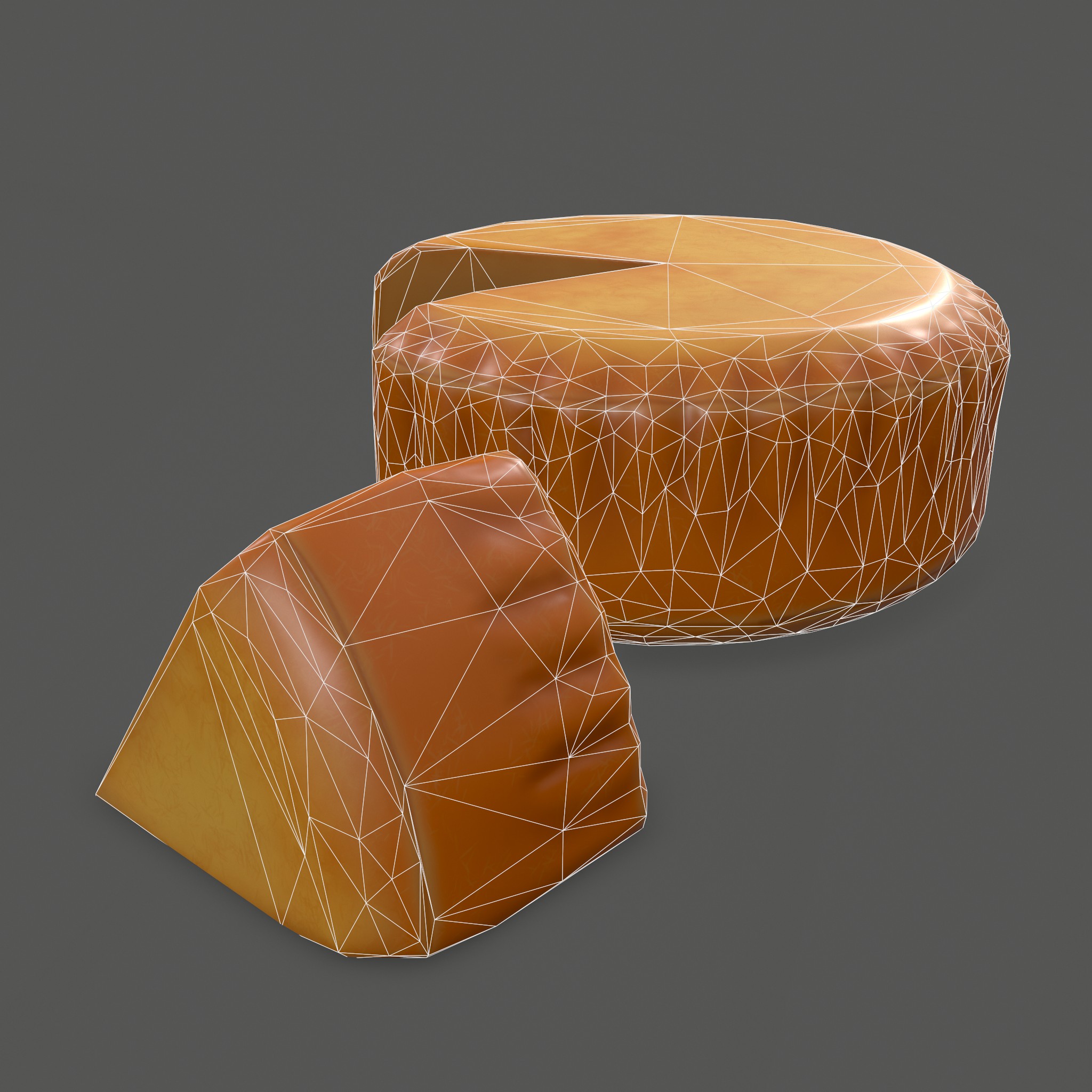 Cheddar Cheese - 3D Model by Get Dead Entertainment
