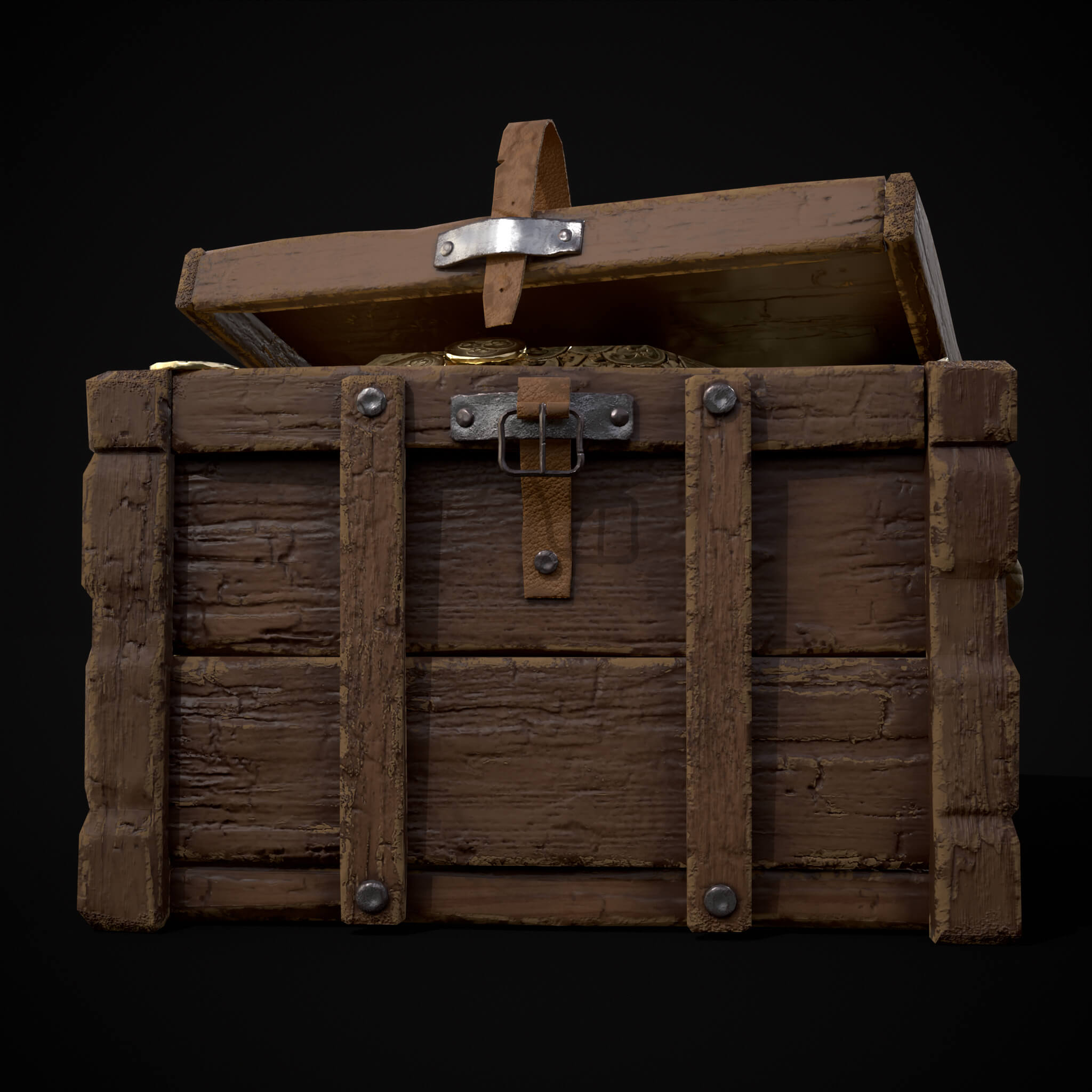 Chest Filled With Coins - 3D Model by Get Dead Entertainment