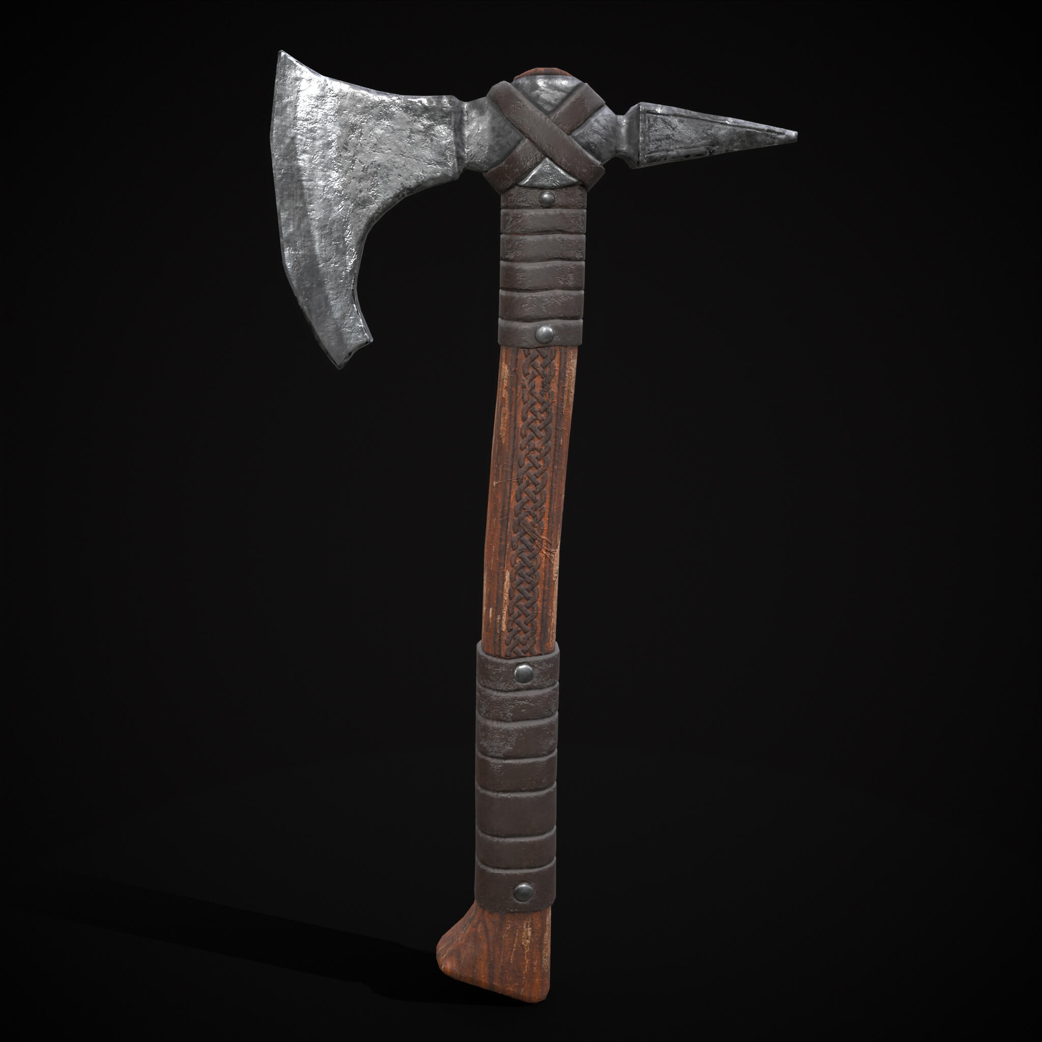 Chestnut Viking Ax - 3D Model by Get Dead Entertainment