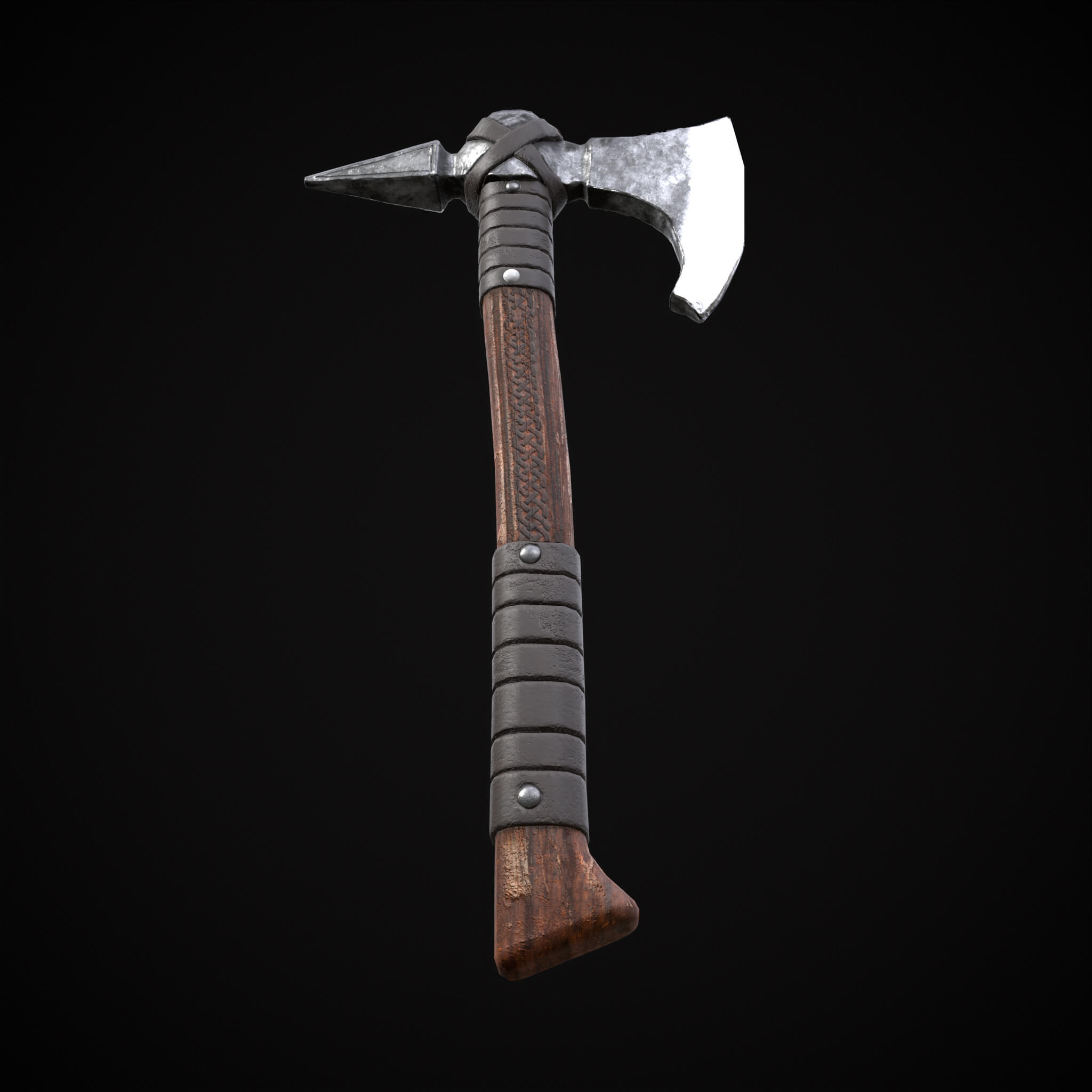 Chestnut Viking Ax - 3D Model by Get Dead Entertainment