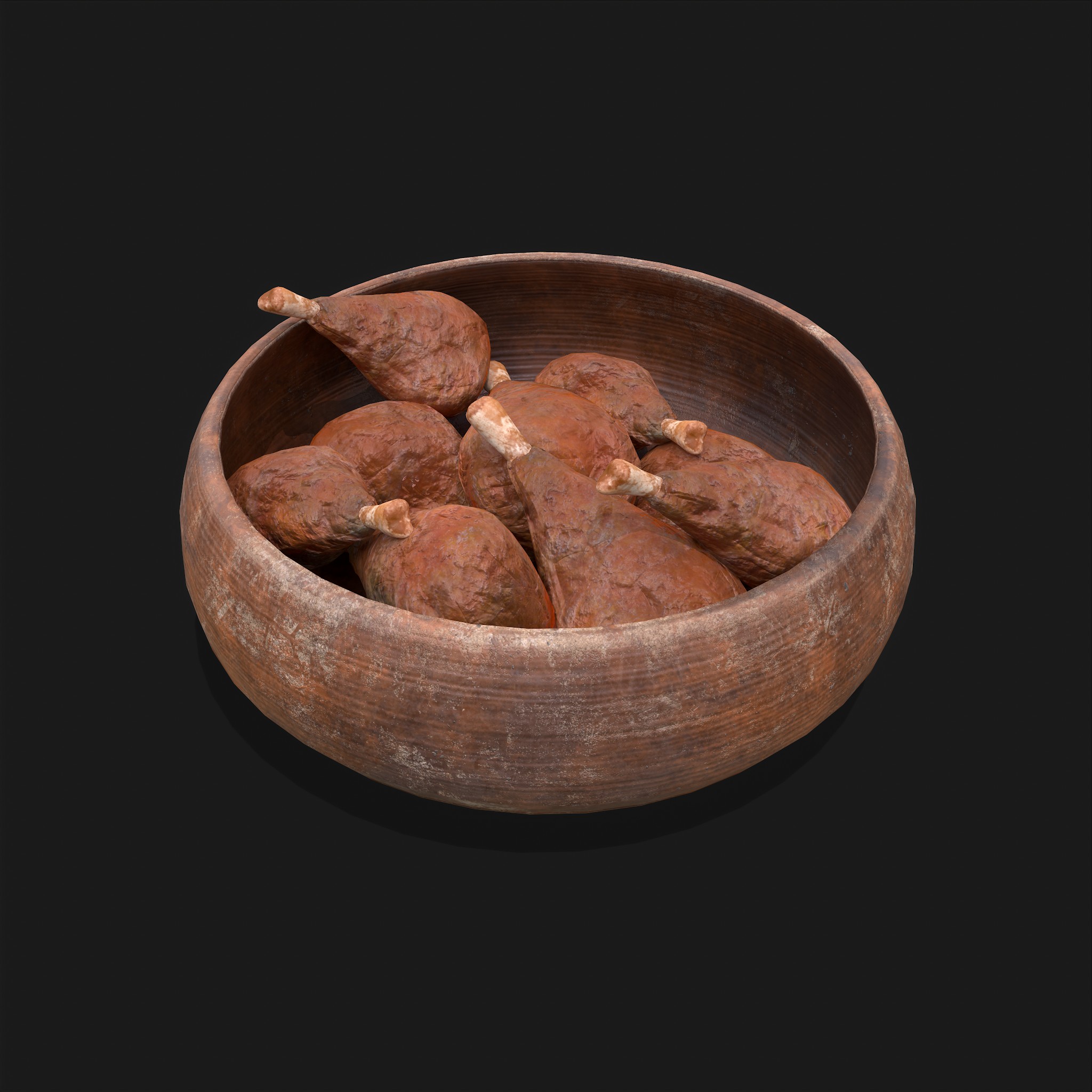 Chicken In Bowl - 3D Model by Get Dead Entertainment