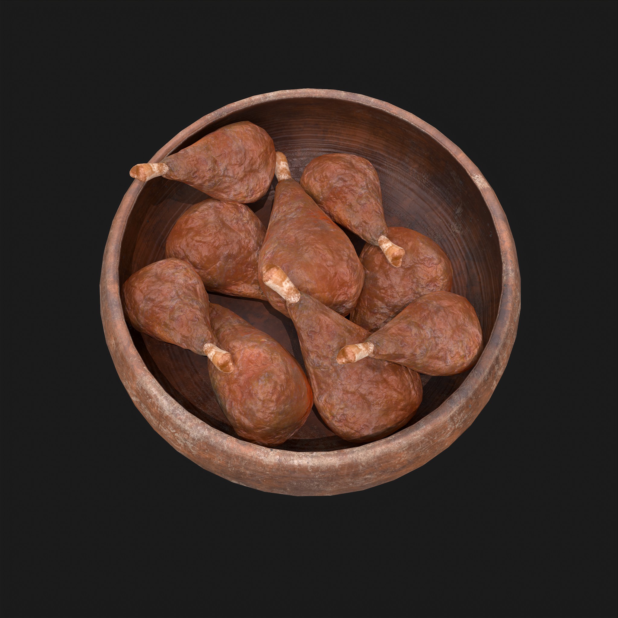 Chicken in Bowl - 3D Model by Get Dead Entertainment