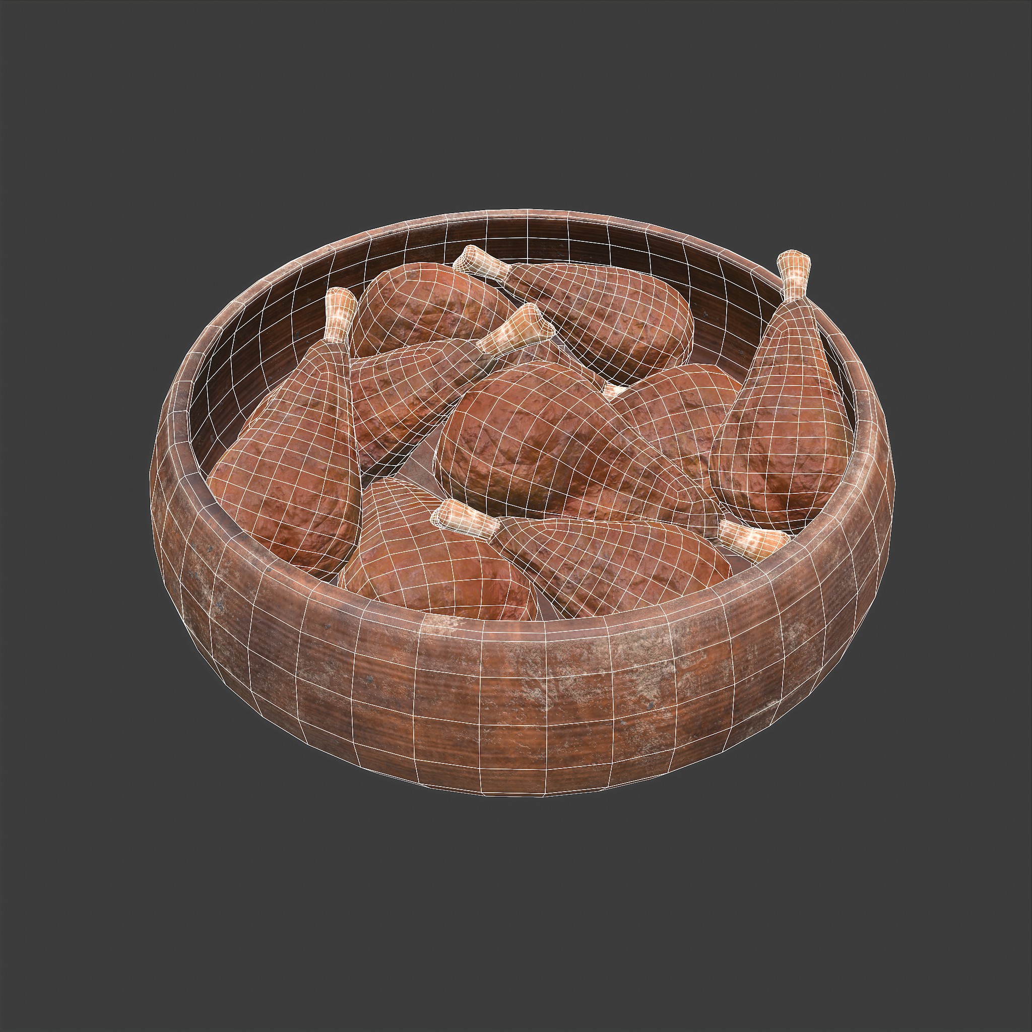 Chicken in Bowl - 3D Model by Get Dead Entertainment