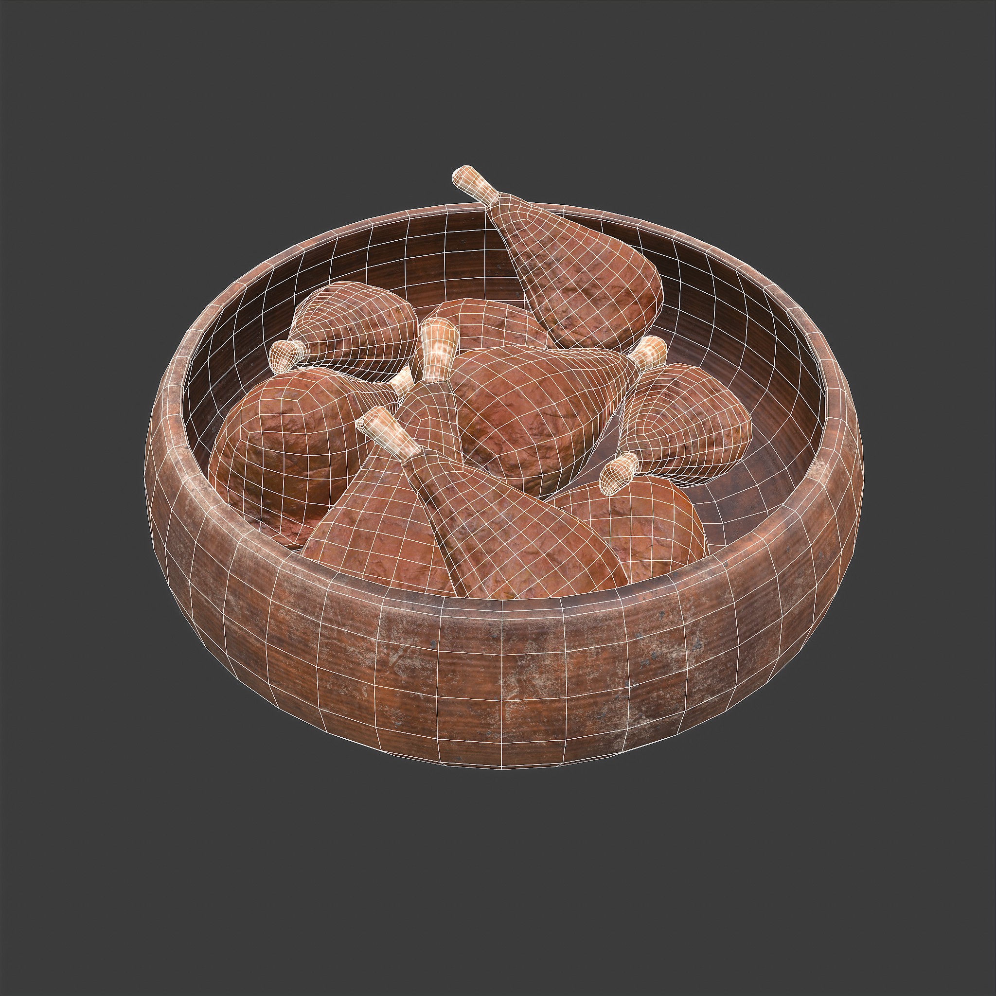 Chicken in Bowl - 3D Model by Get Dead Entertainment