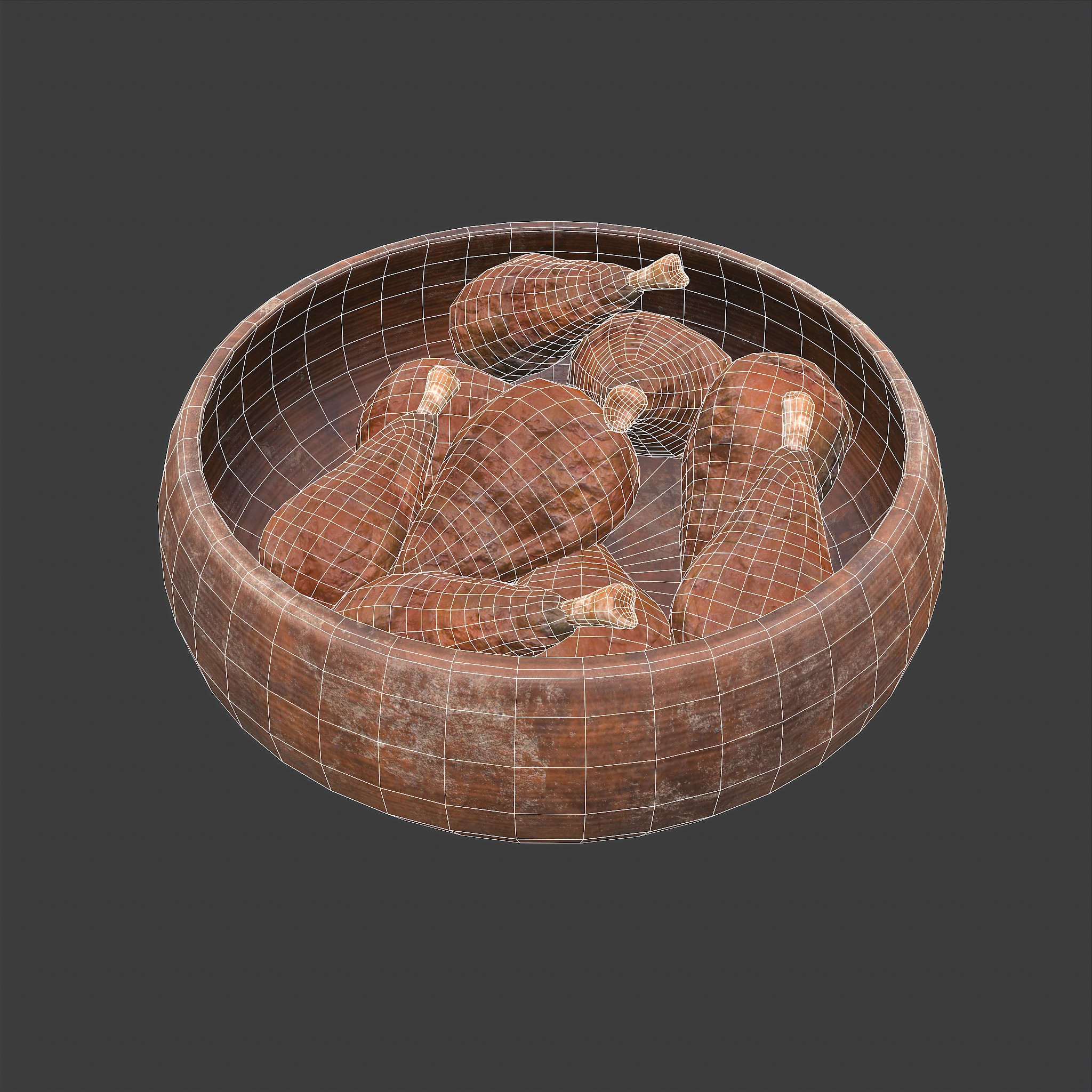 Chicken in Bowl - 3D Model by Get Dead Entertainment