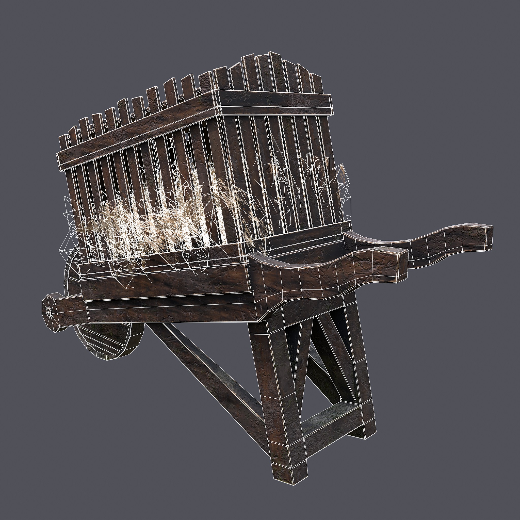 Chicken Wheelbarrow - 3D Model by Get Dead Entertainment