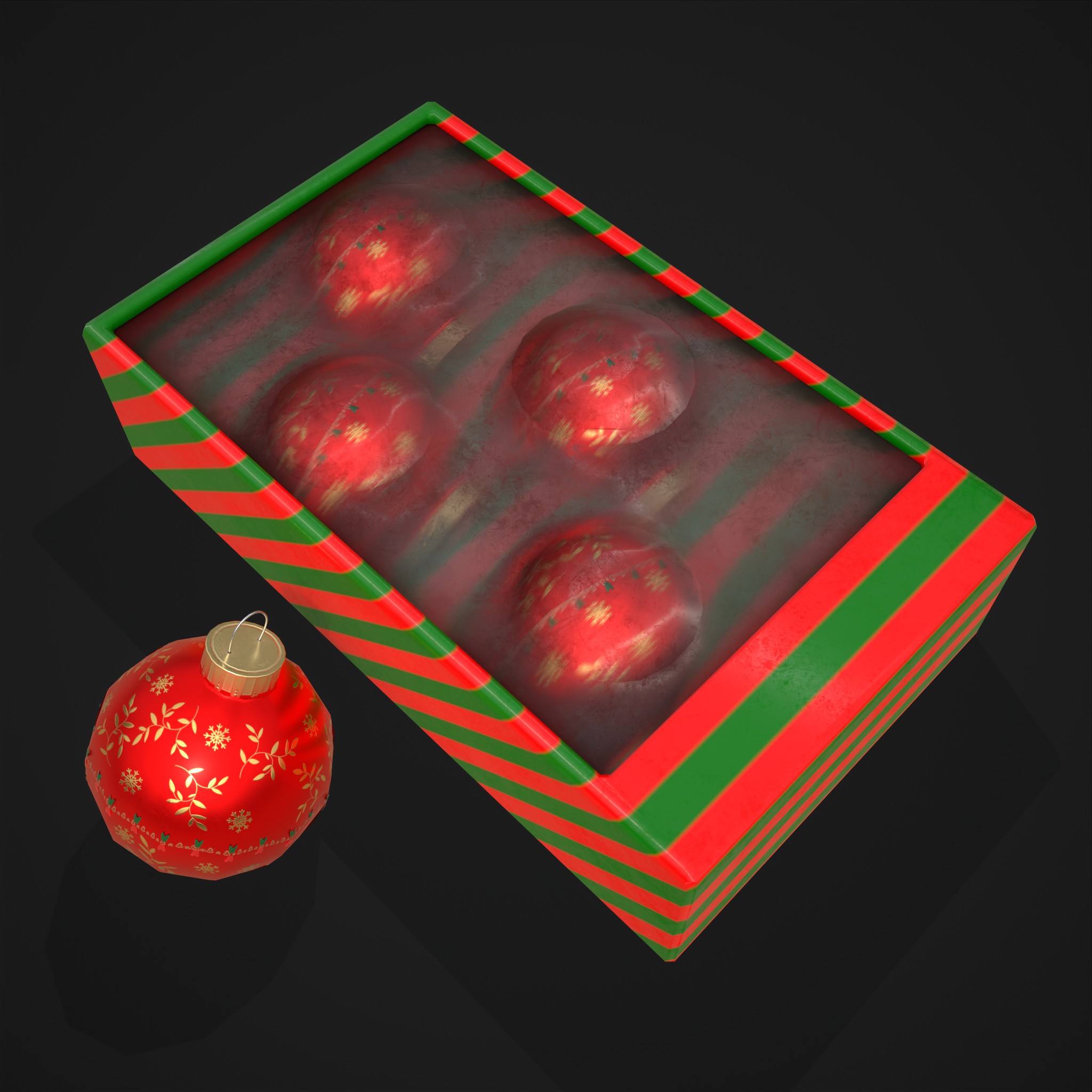 Christmas Balls and Pack - 3D Model by Get Dead Entertainment