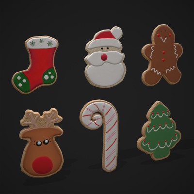 Christmas Cookies - 3D Model by Get Dead Entertainment