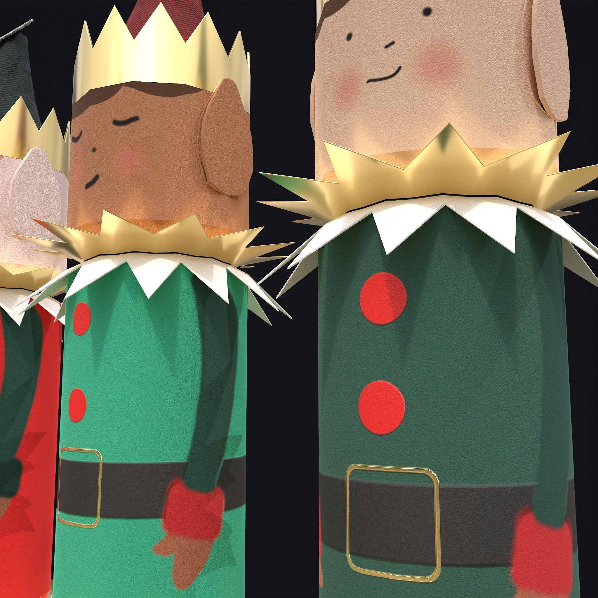 Christmas Crackers - 3D Model by Get Dead Entertainment