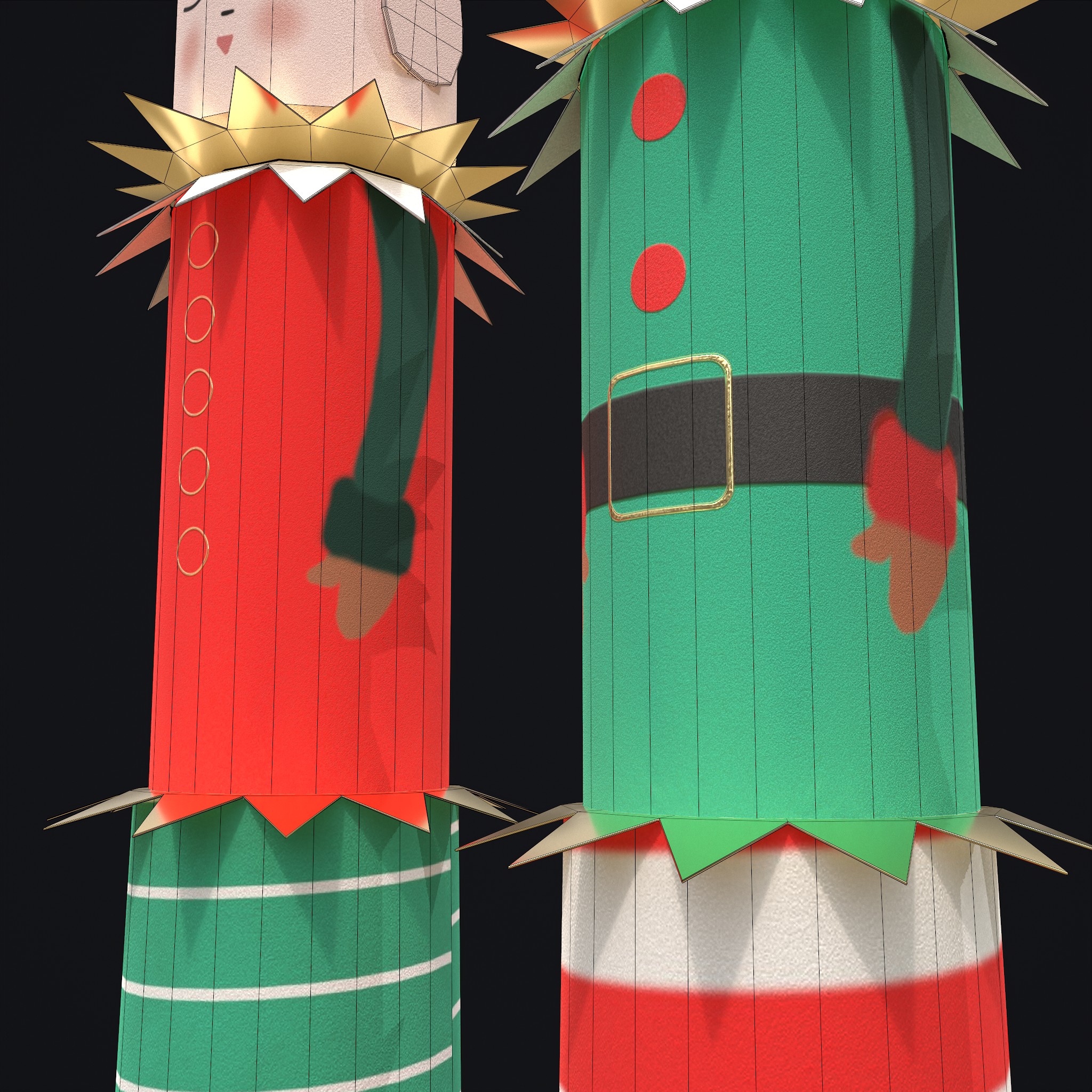 Christmas Crackers - 3D Model by Get Dead Entertainment
