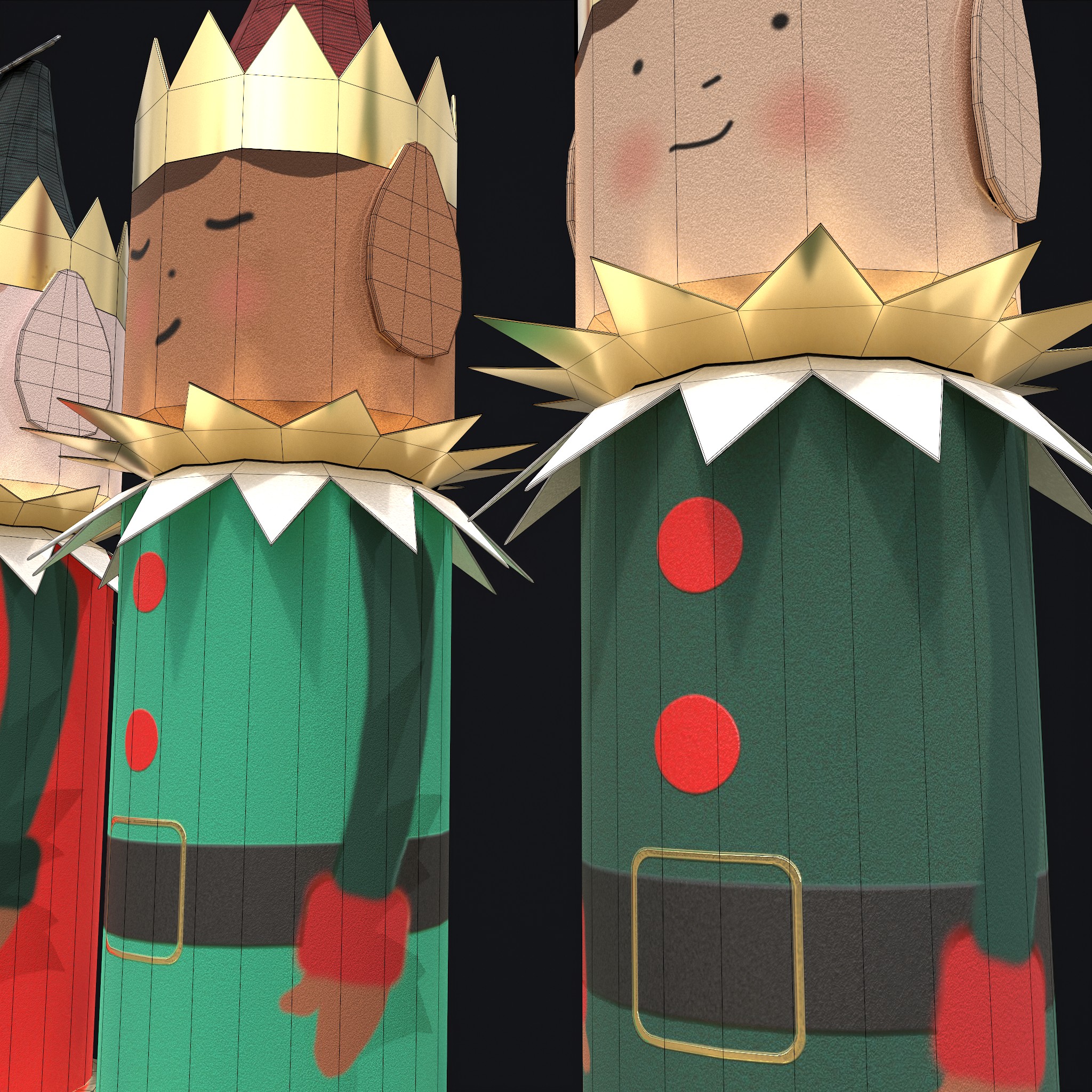 Christmas Crackers - 3D Model by Get Dead Entertainment