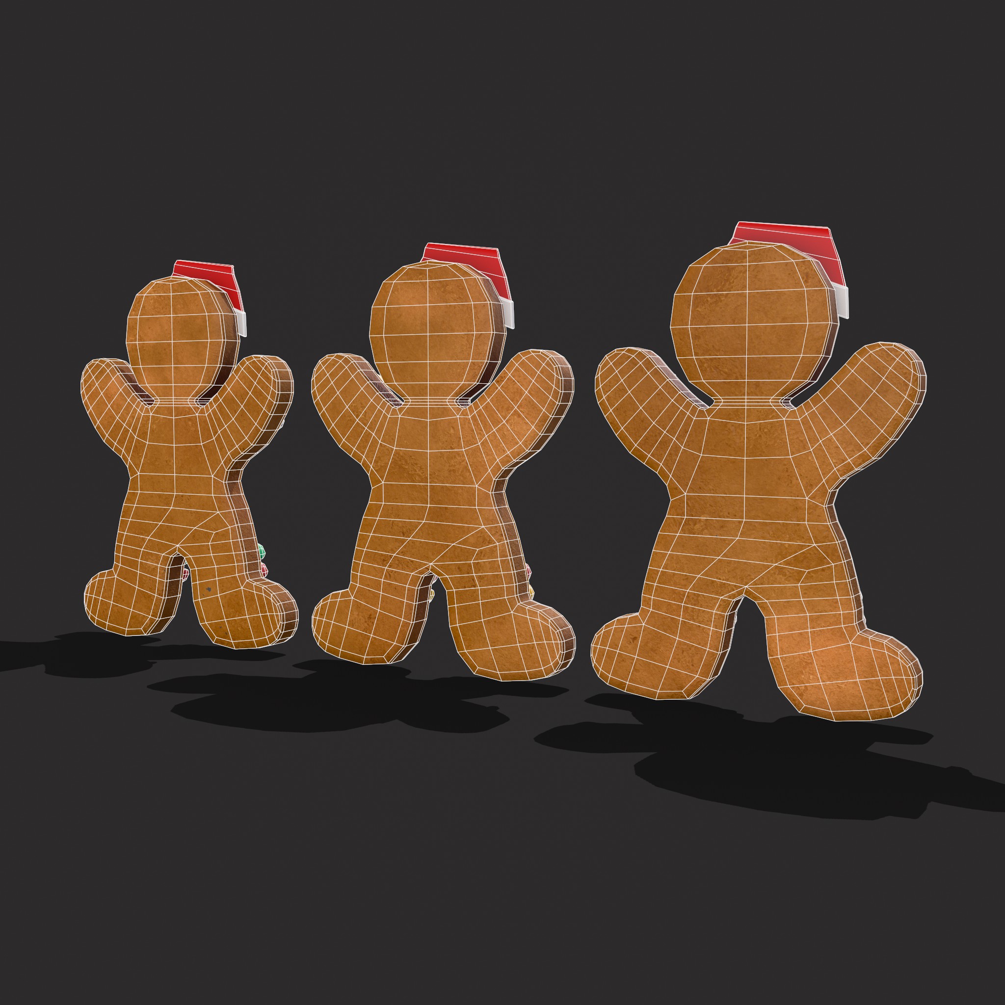 Christmas Gingerbread Cookie - Free 3D Model by Get Dead Entertainment