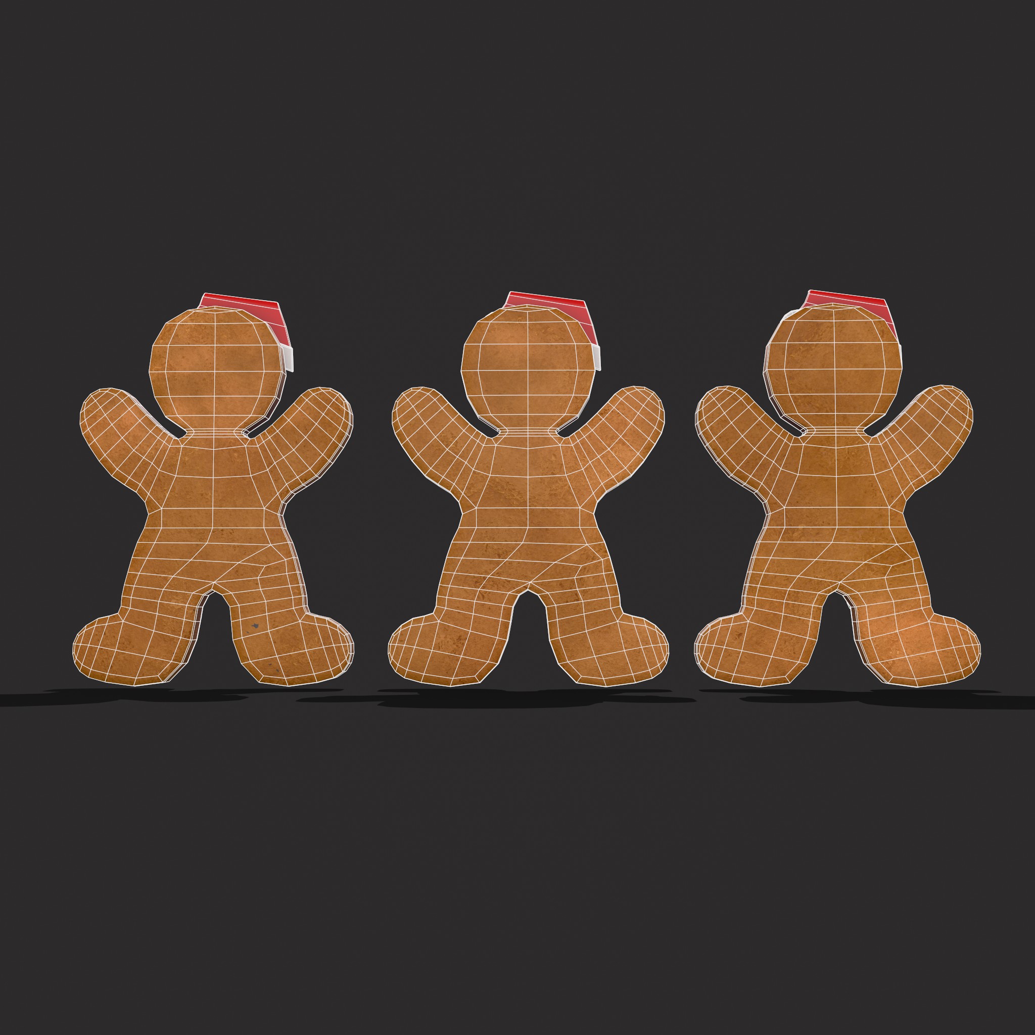 Christmas Gingerbread Cookie - Free 3D Model by Get Dead Entertainment