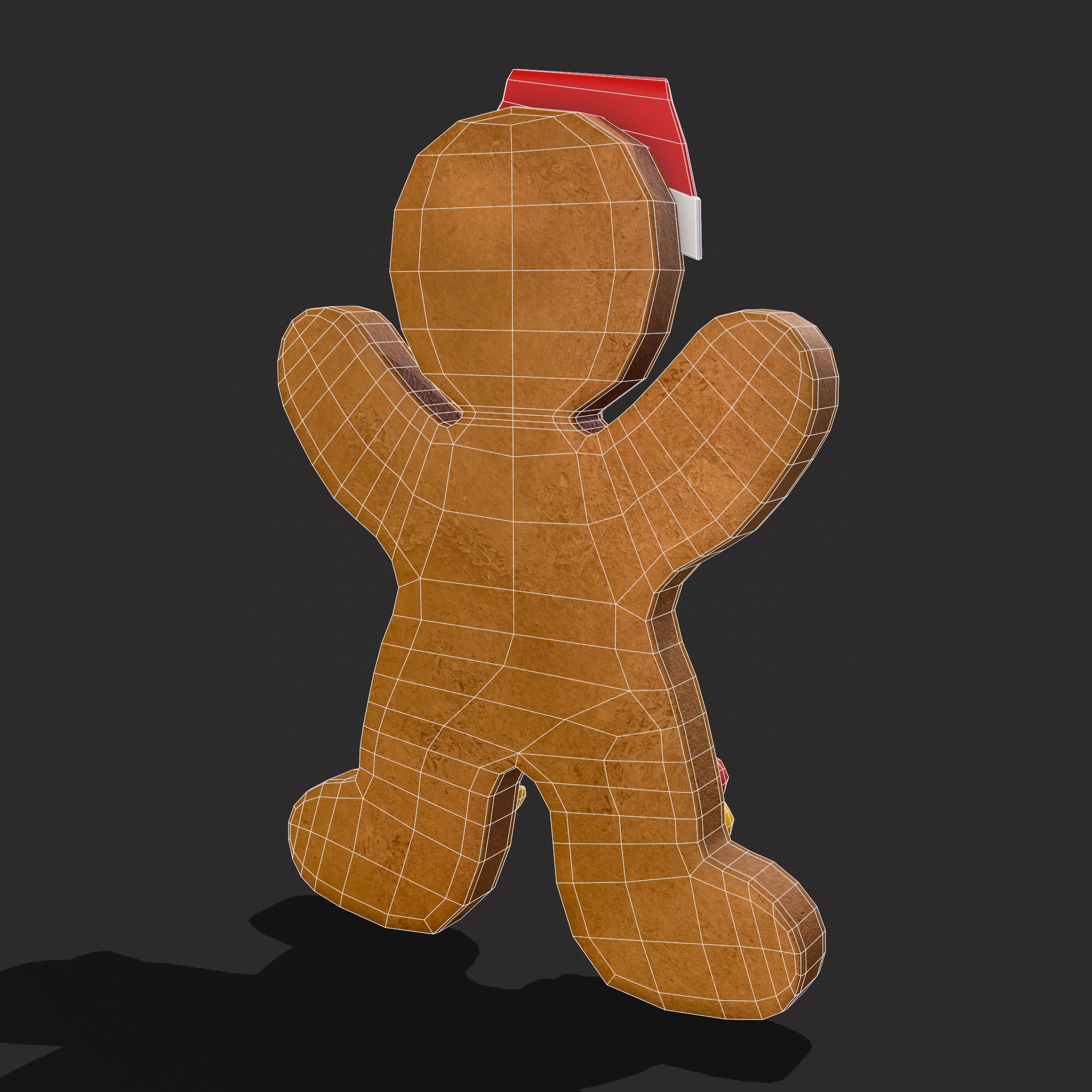 Christmas Gingerbread Cookie - Free 3D Model by Get Dead Entertainment