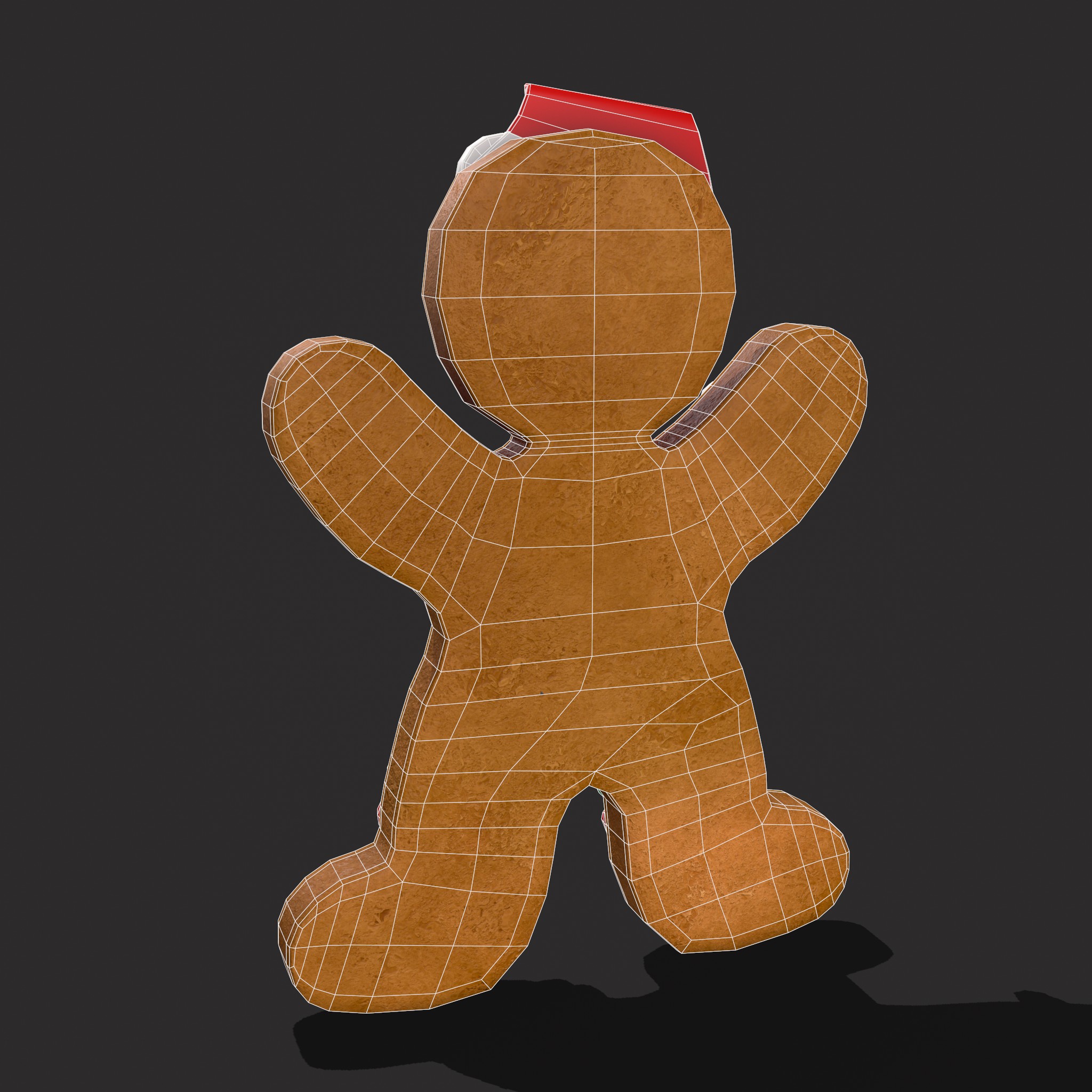 Christmas Gingerbread Cookie - Free 3D Model by Get Dead Entertainment