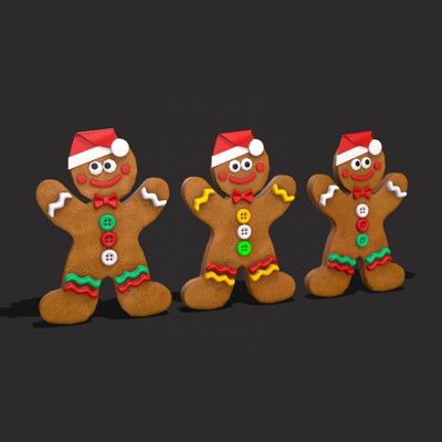 Christmas Gingerbread Cookie - Free 3D Model by Get Dead Entertainment
