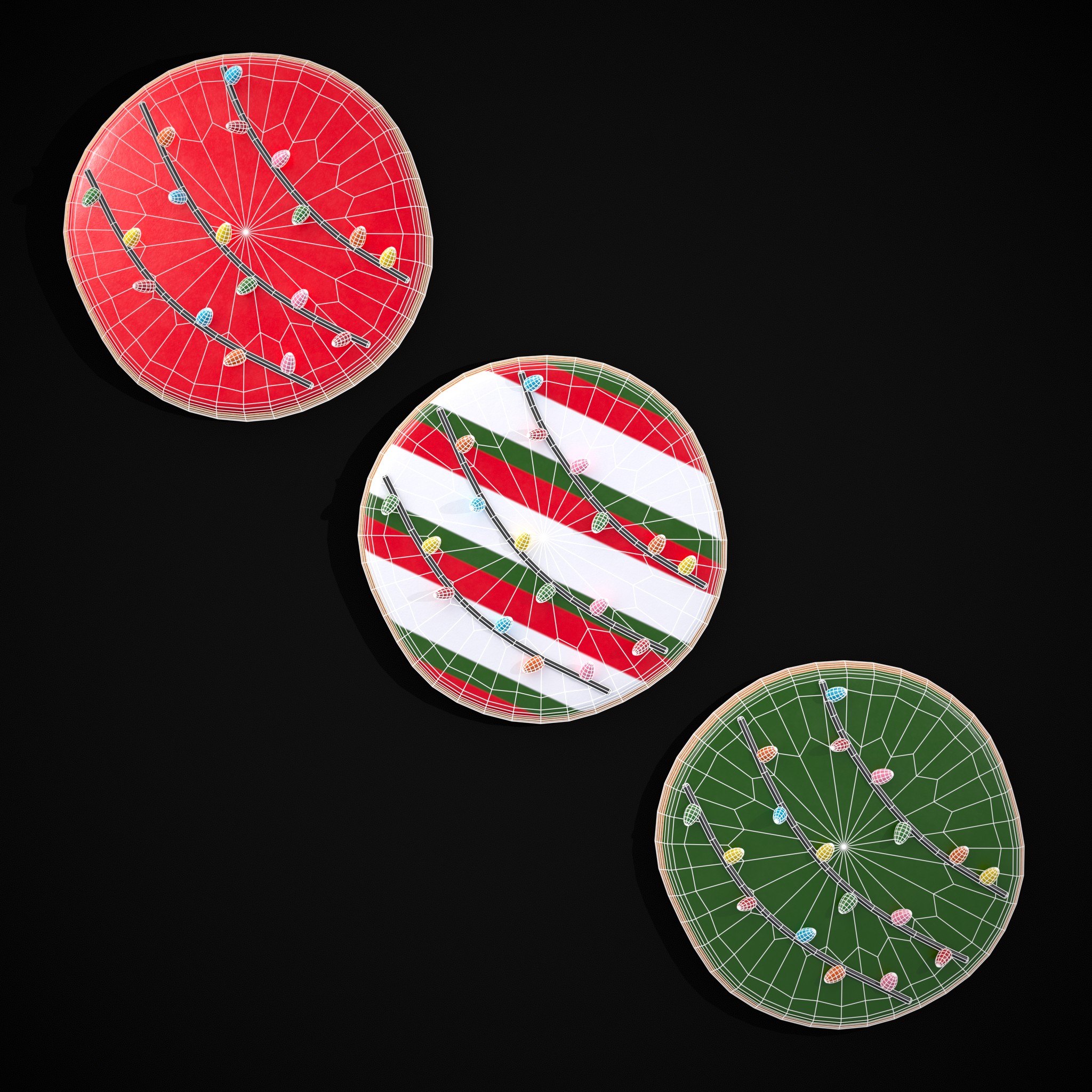 Christmas Lights Cookie - 3D Model by Get Dead Entertainment