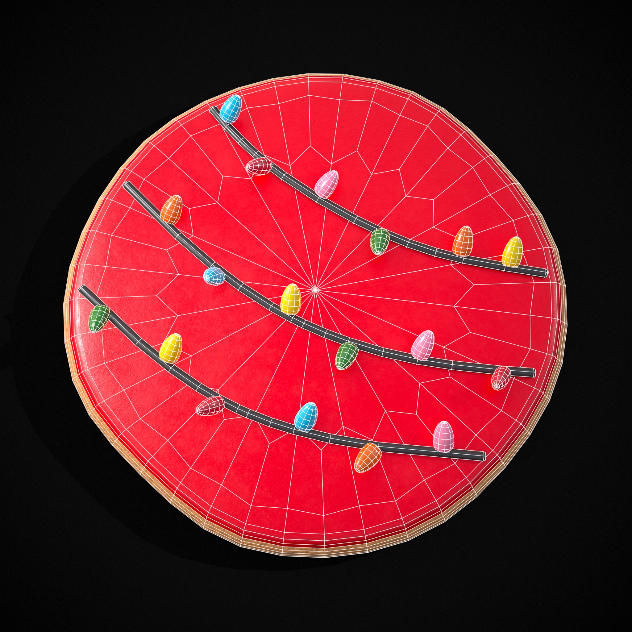 Christmas Lights Cookie - 3D Model by Get Dead Entertainment