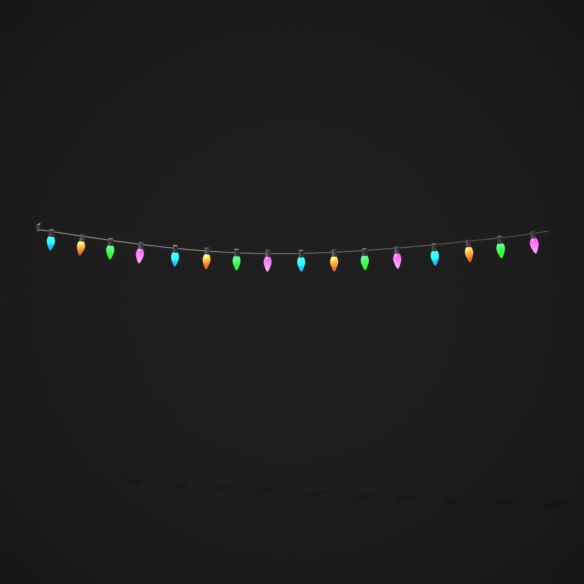 Animated Blinking Christmas Lights