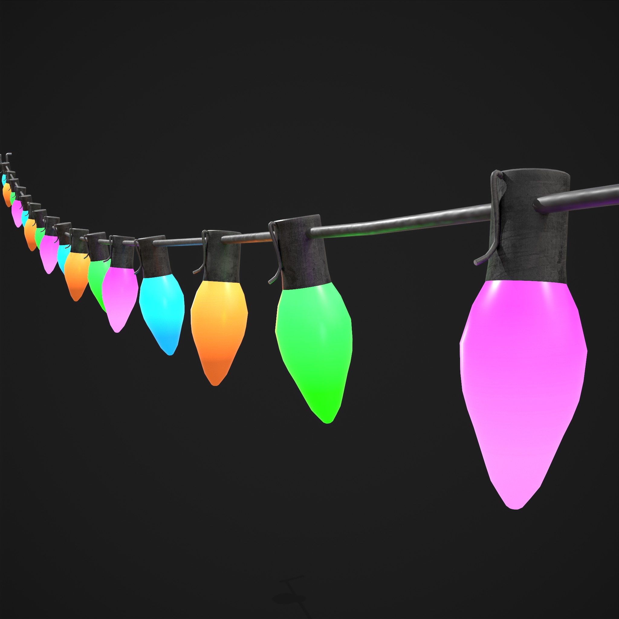 Christmas Lights - 3D Model by Get Dead Entertainment
