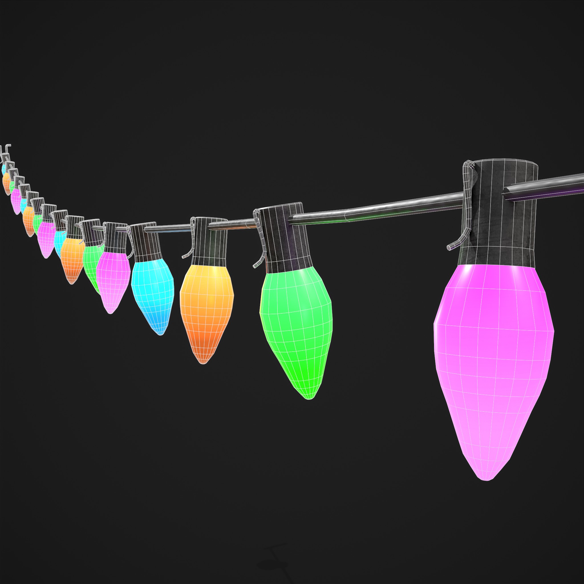 Christmas Lights - 3D Model by Get Dead Entertainment