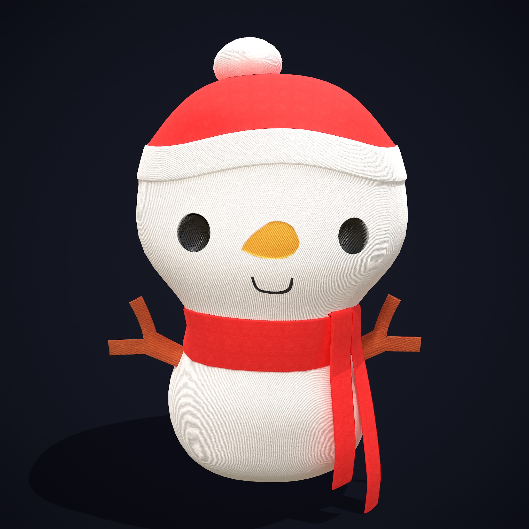 Christmas Stuffy Toys Snowman Reindeer - 3D Model by Get Dead Entertainment