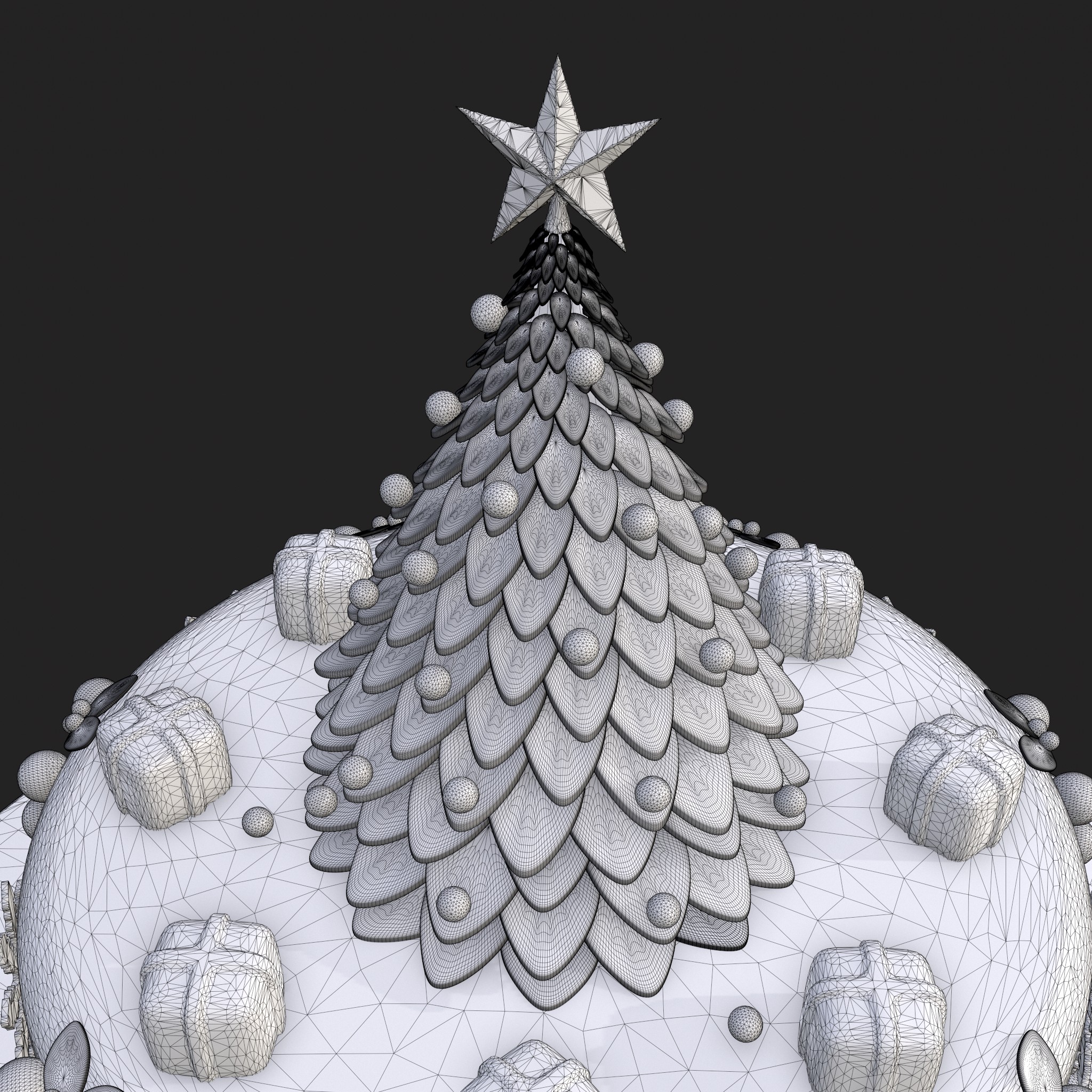 Christmas Tree Cake - 3D Model by Get Dead Entertainment