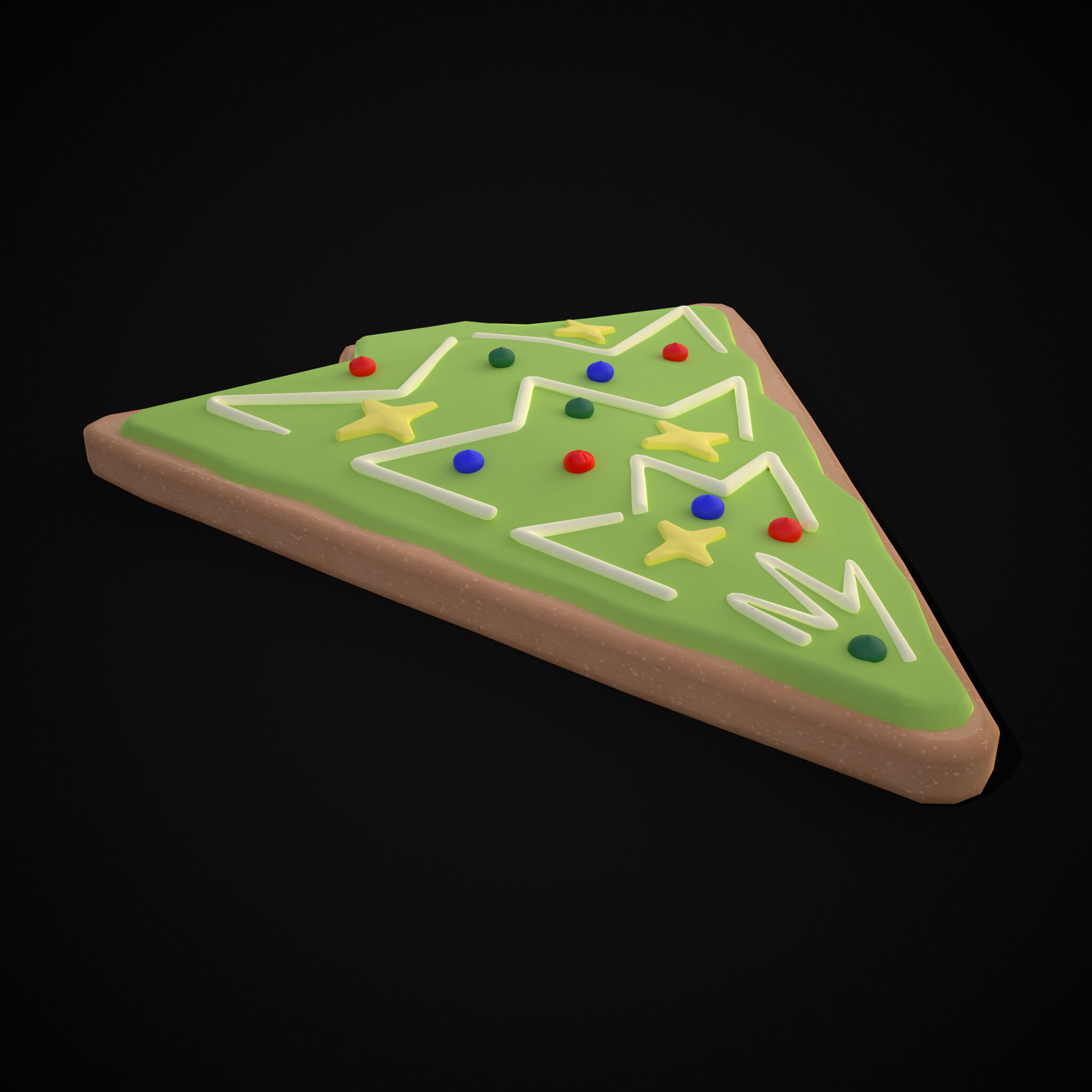 Christmas Tree Cookie - 3D Model by Get Dead Entertainment