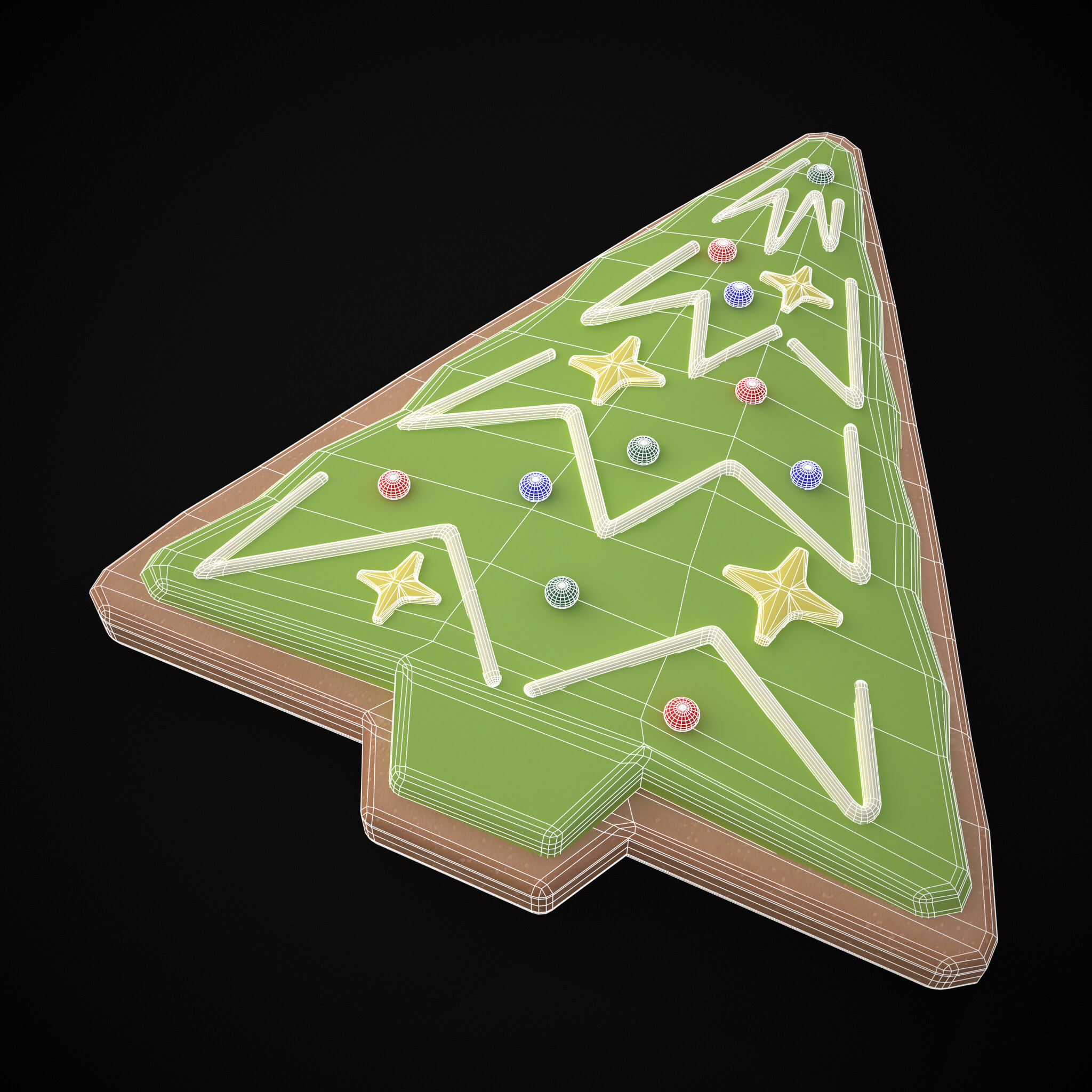 Christmas Tree Cookie - 3D Model by Get Dead Entertainment