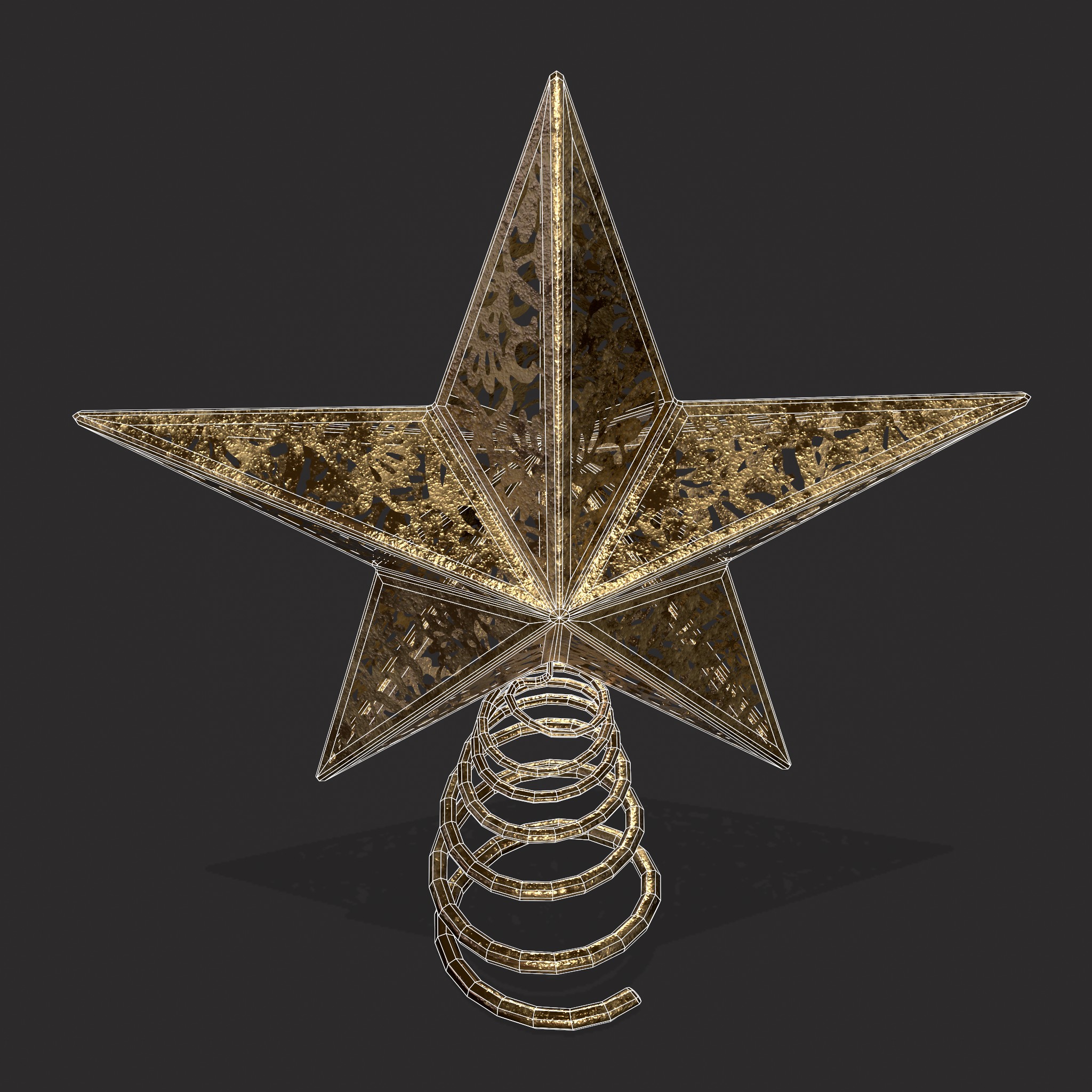 Christmas Tree Star Topper - 3D Model by Get Dead Entertainment