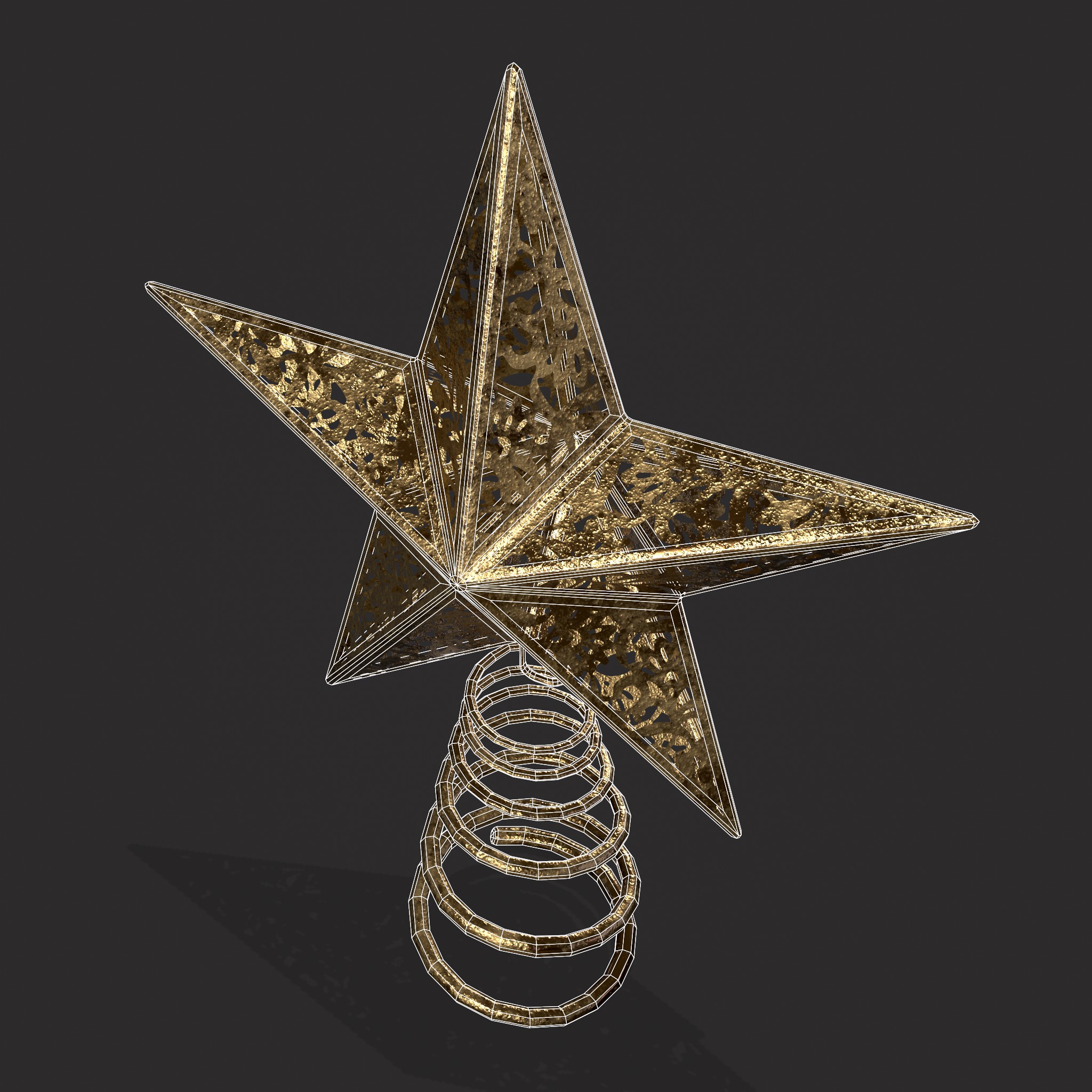 Christmas Tree Star Topper - 3D Model by Get Dead Entertainment