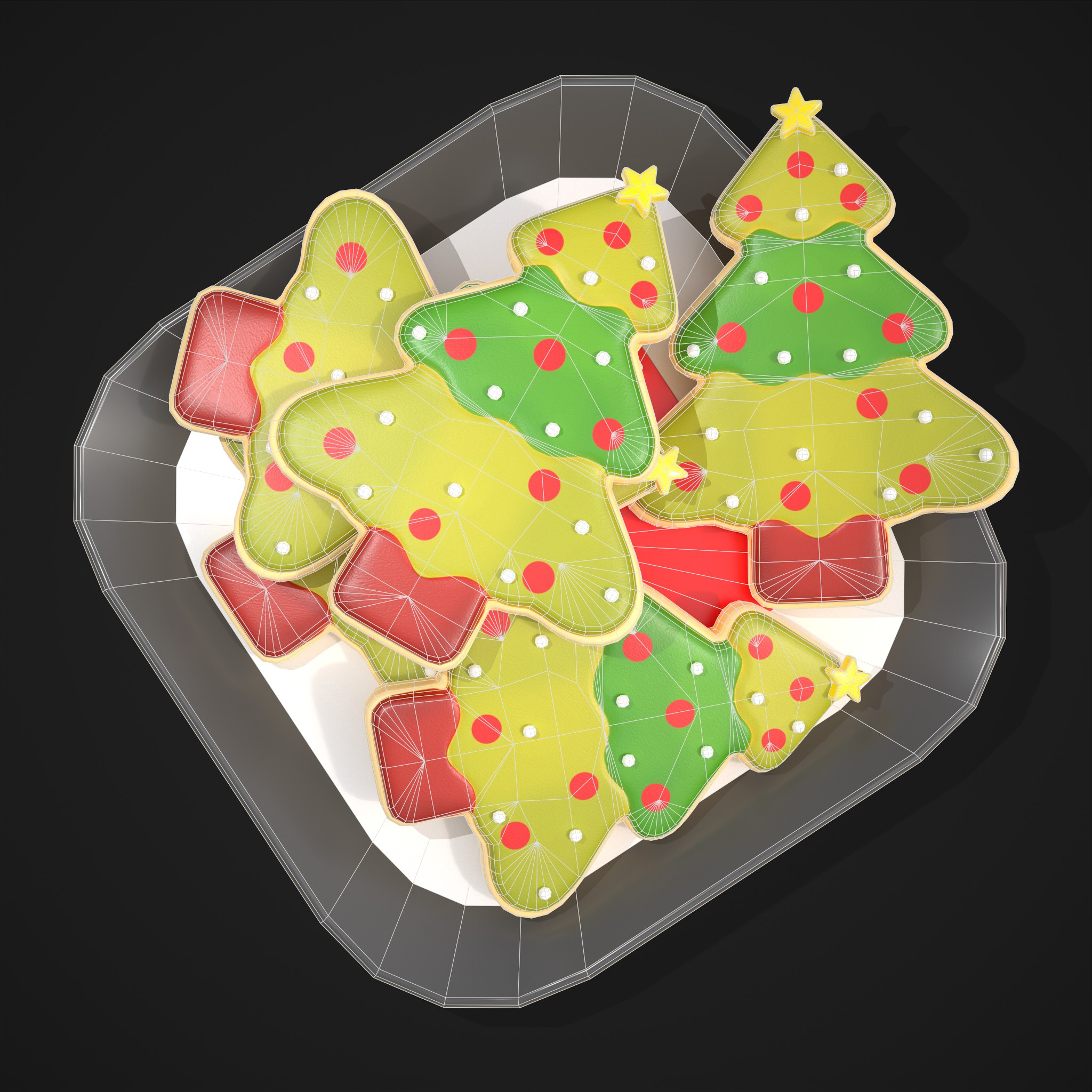 Christmas Tree Sugar Cookie - 3D Model by Get Dead Entertainment