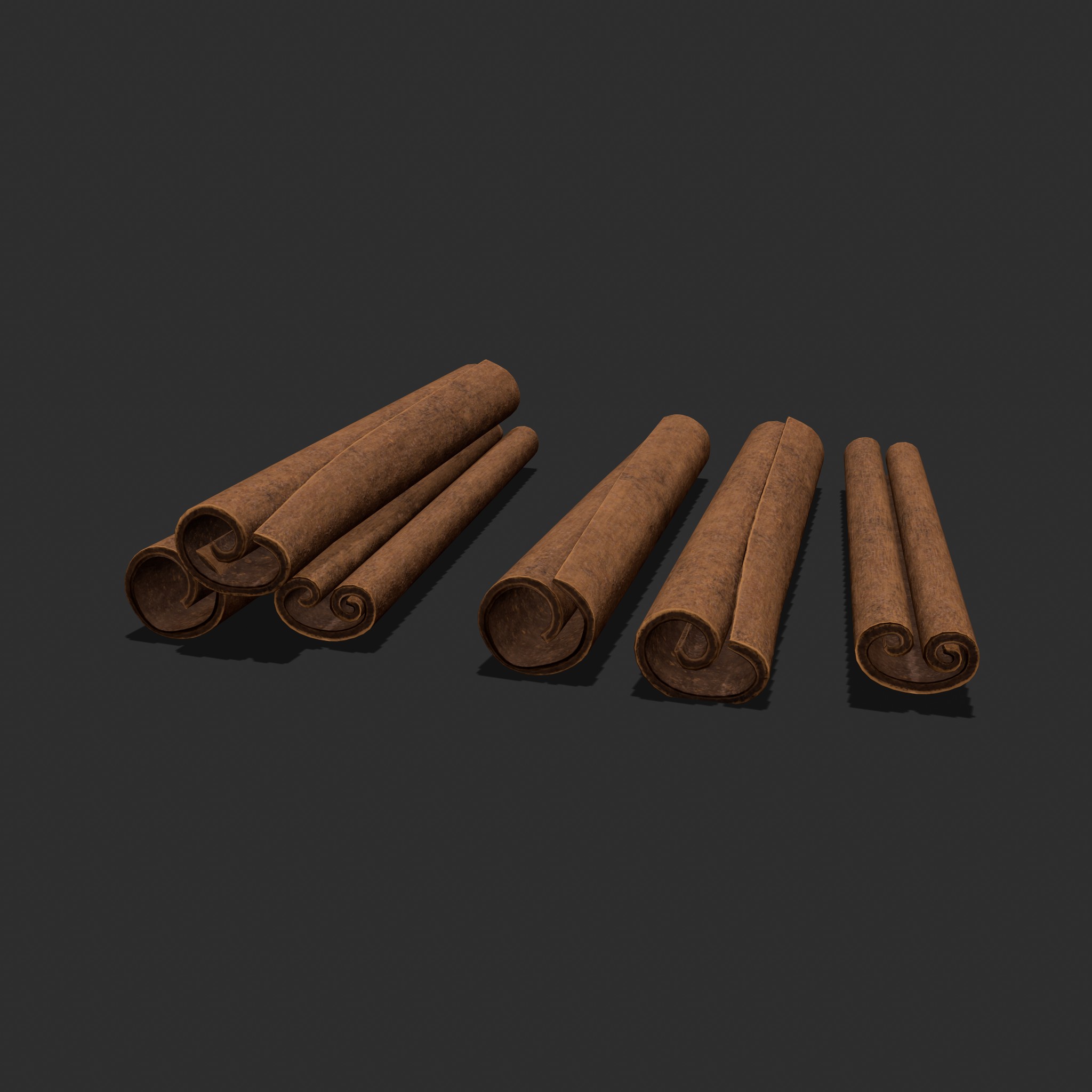 Cinnamon Sticks - 3D Model by Get Dead Entertainment