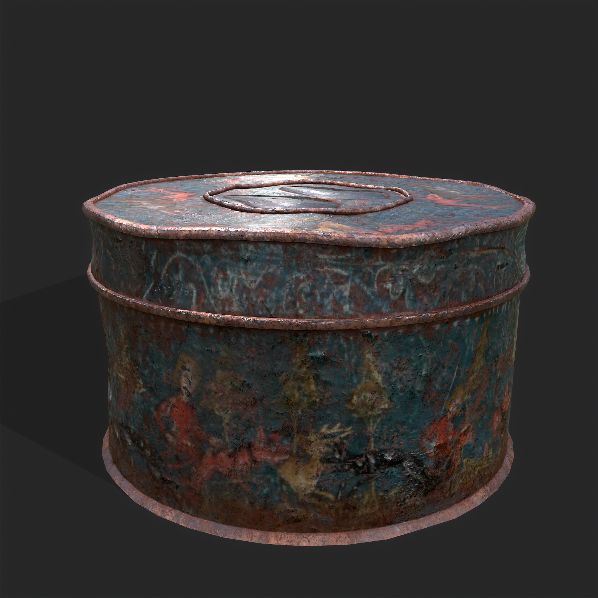 Circular Container - 3D Model by Get Dead Entertainment