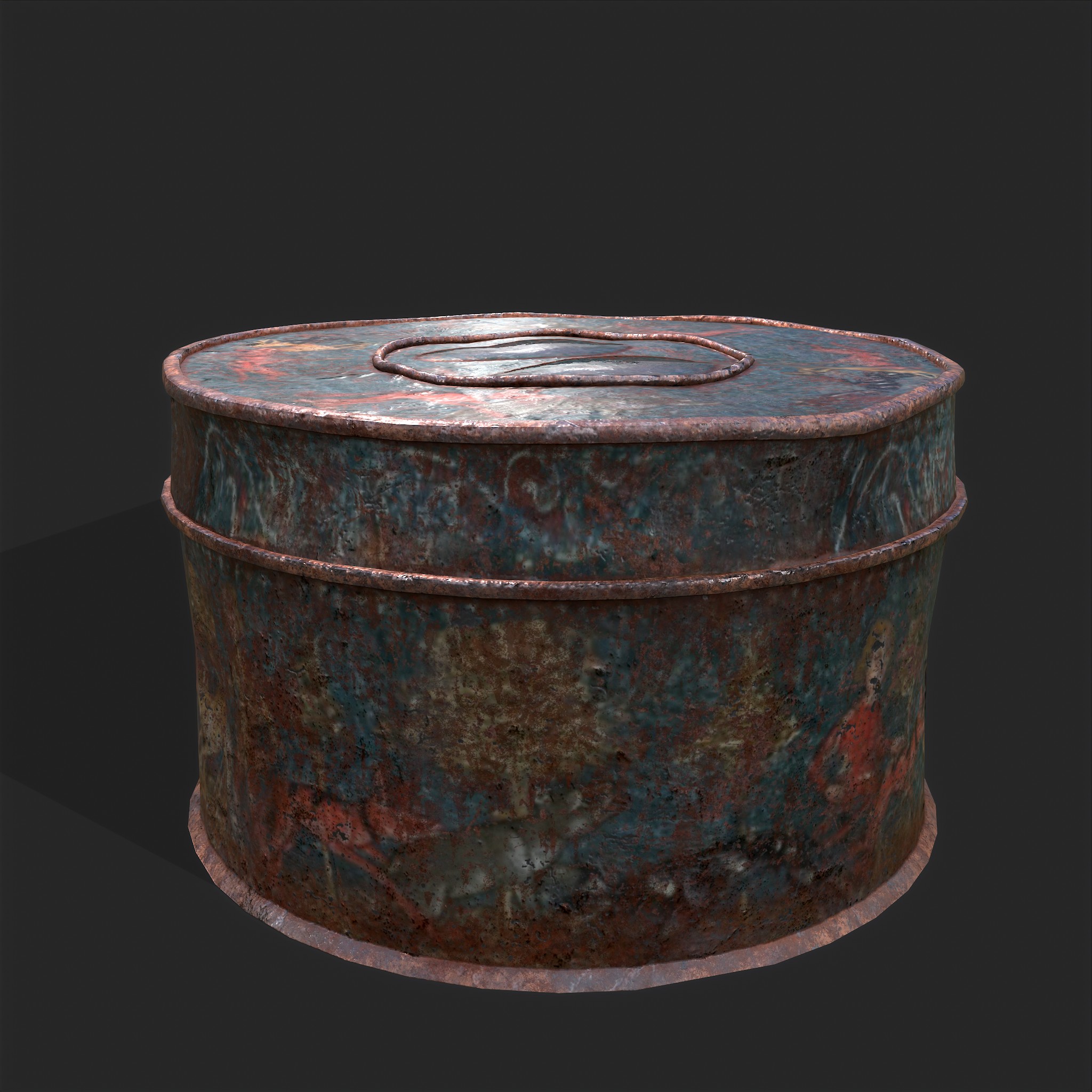 Circular Container - 3D Model by Get Dead Entertainment