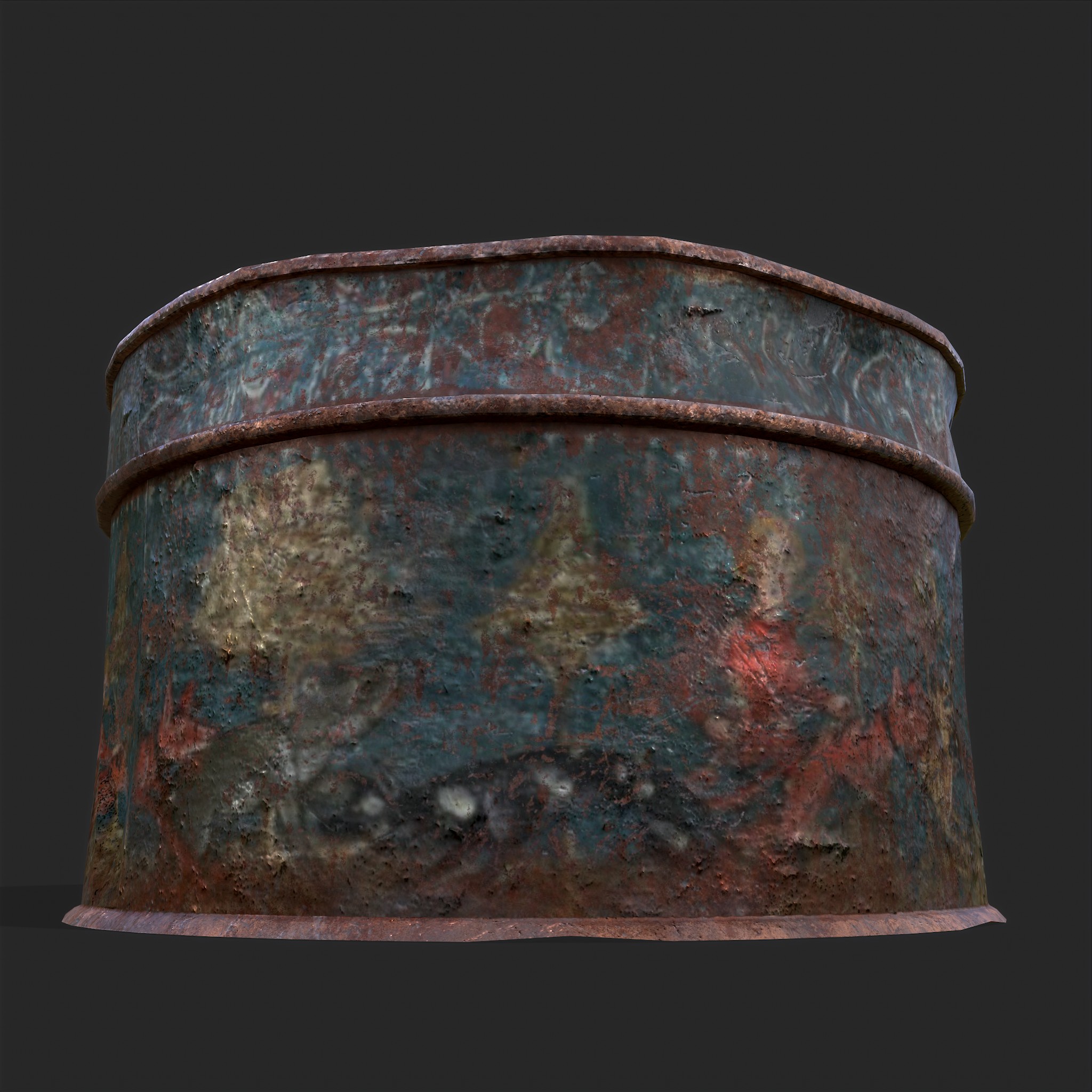 Circular Container - 3D Model by Get Dead Entertainment