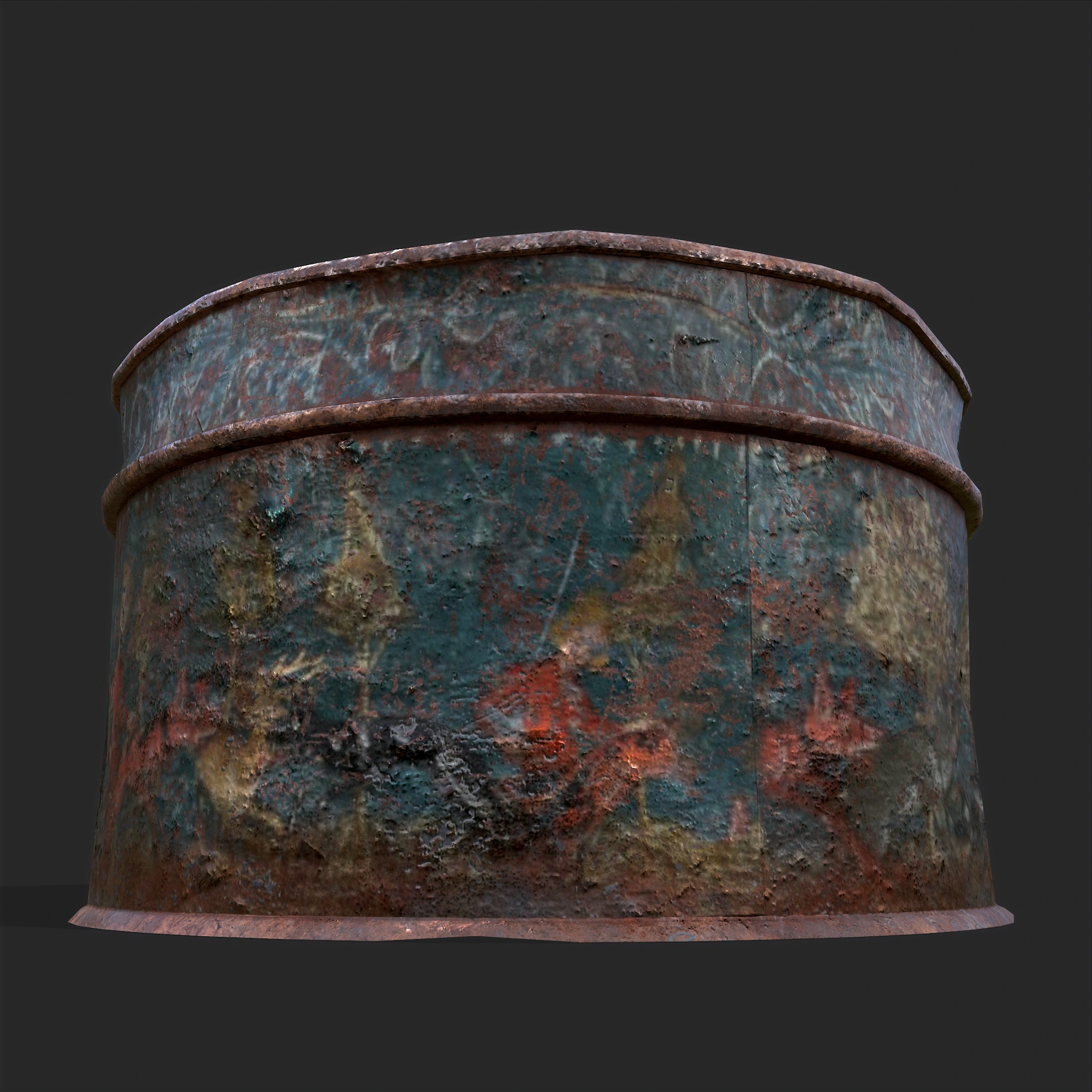 Circular Container - 3D Model by Get Dead Entertainment