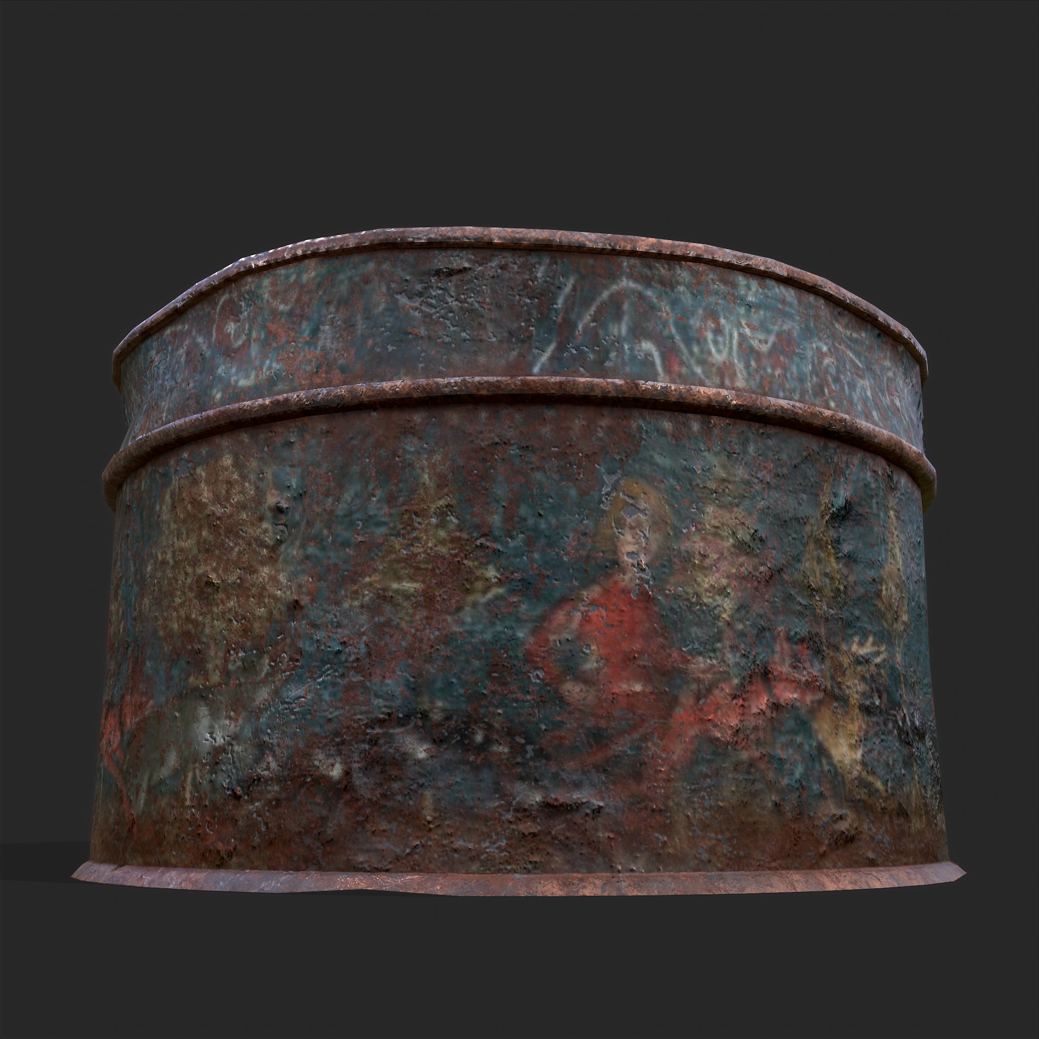 Circular Container - 3D Model by Get Dead Entertainment