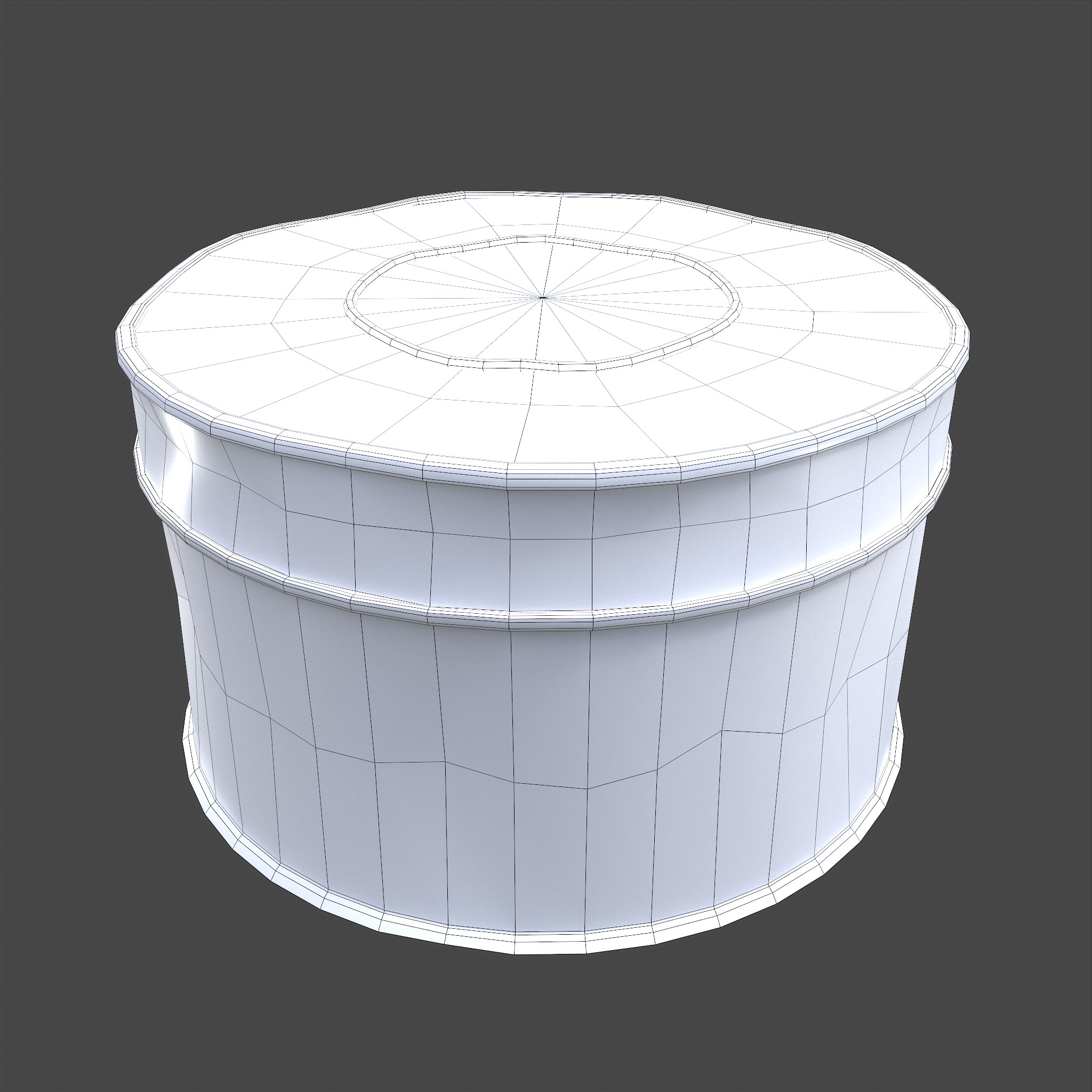Circular Container - 3D Model by Get Dead Entertainment