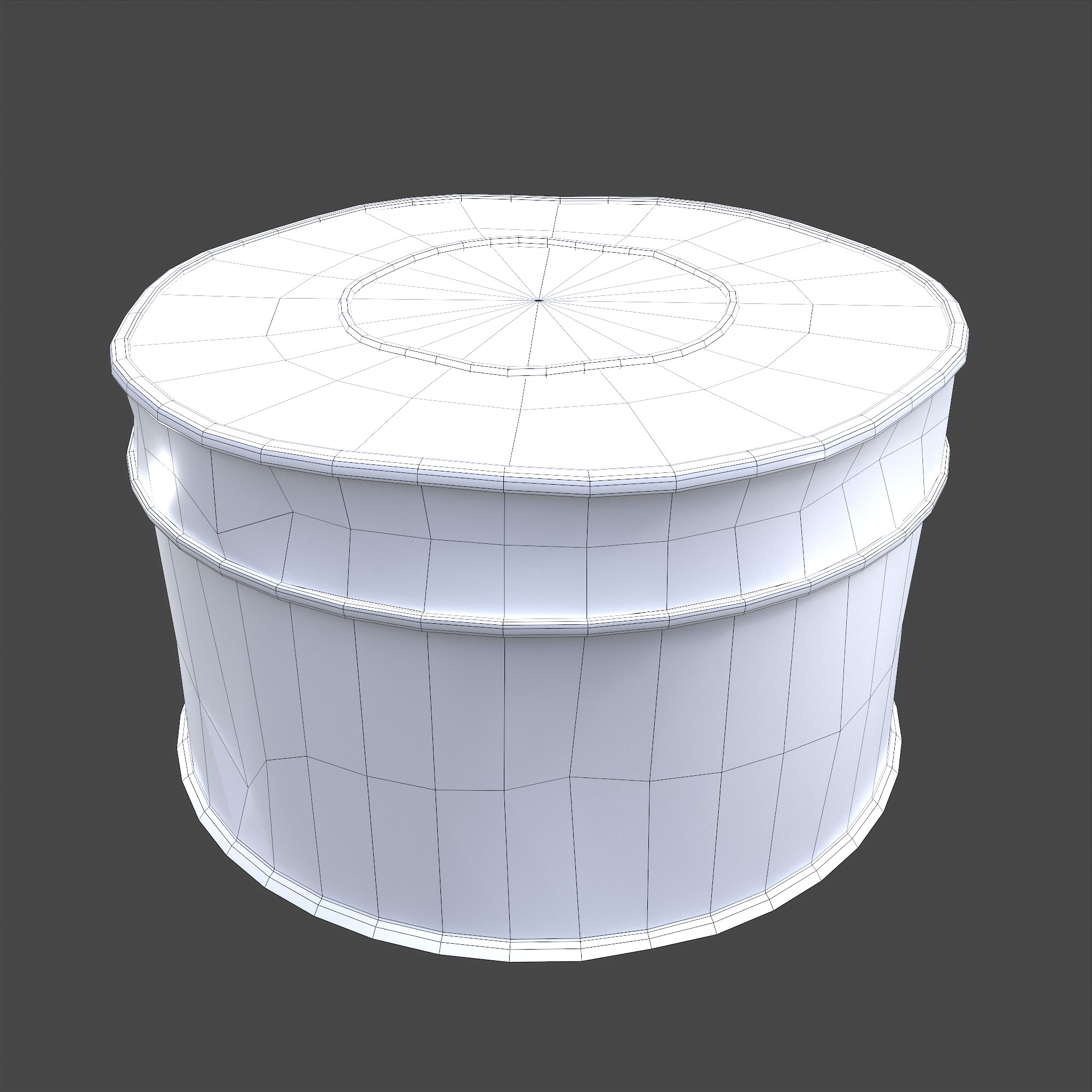 Circular Container - 3D Model by Get Dead Entertainment