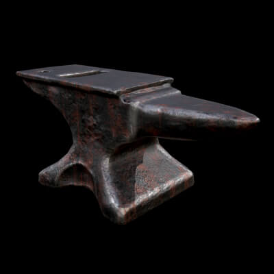 Classic Iron Anvil - 3D Model by Get Dead Entertainment